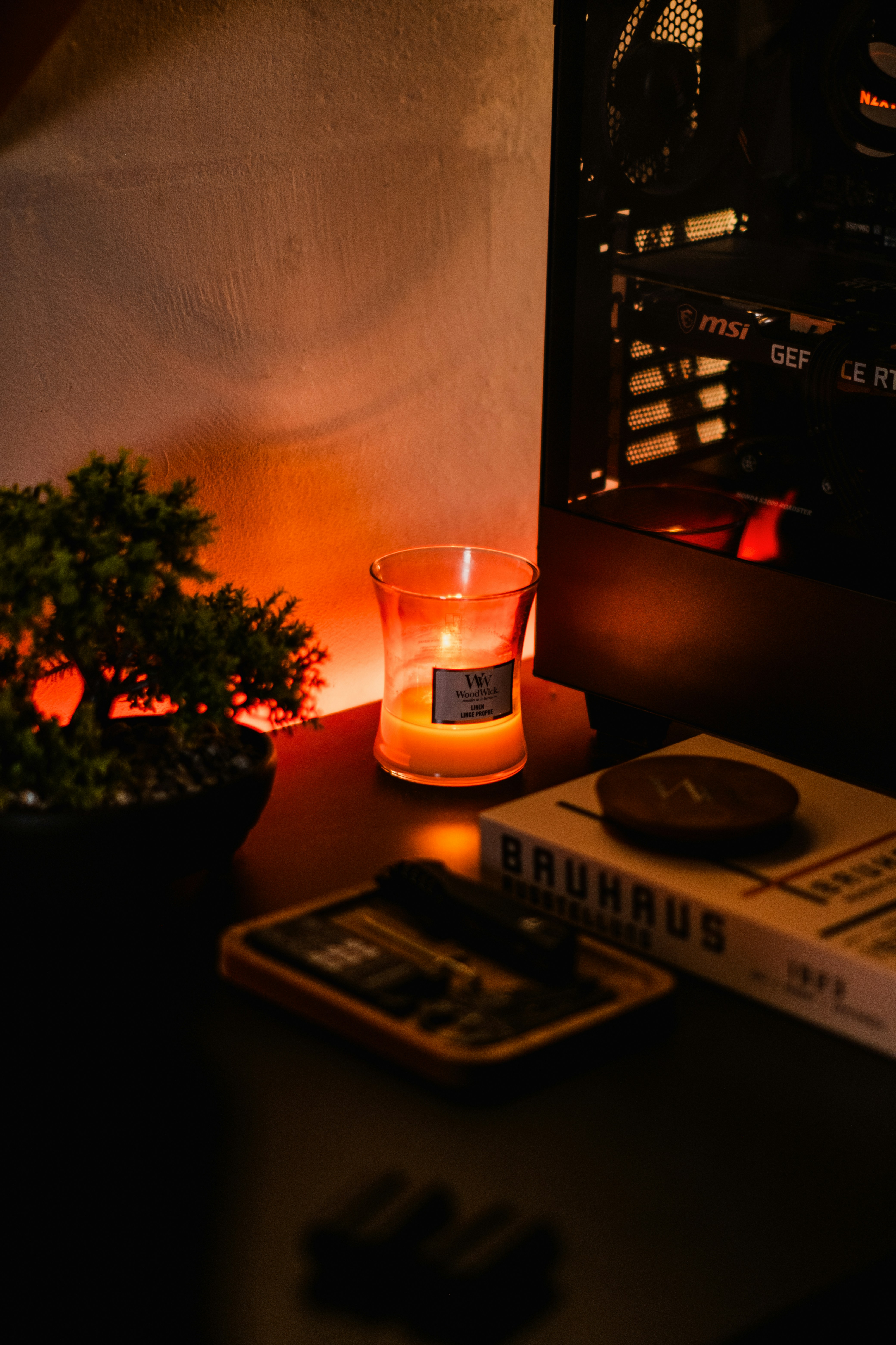 Illuminated Serenity in a Tech Haven