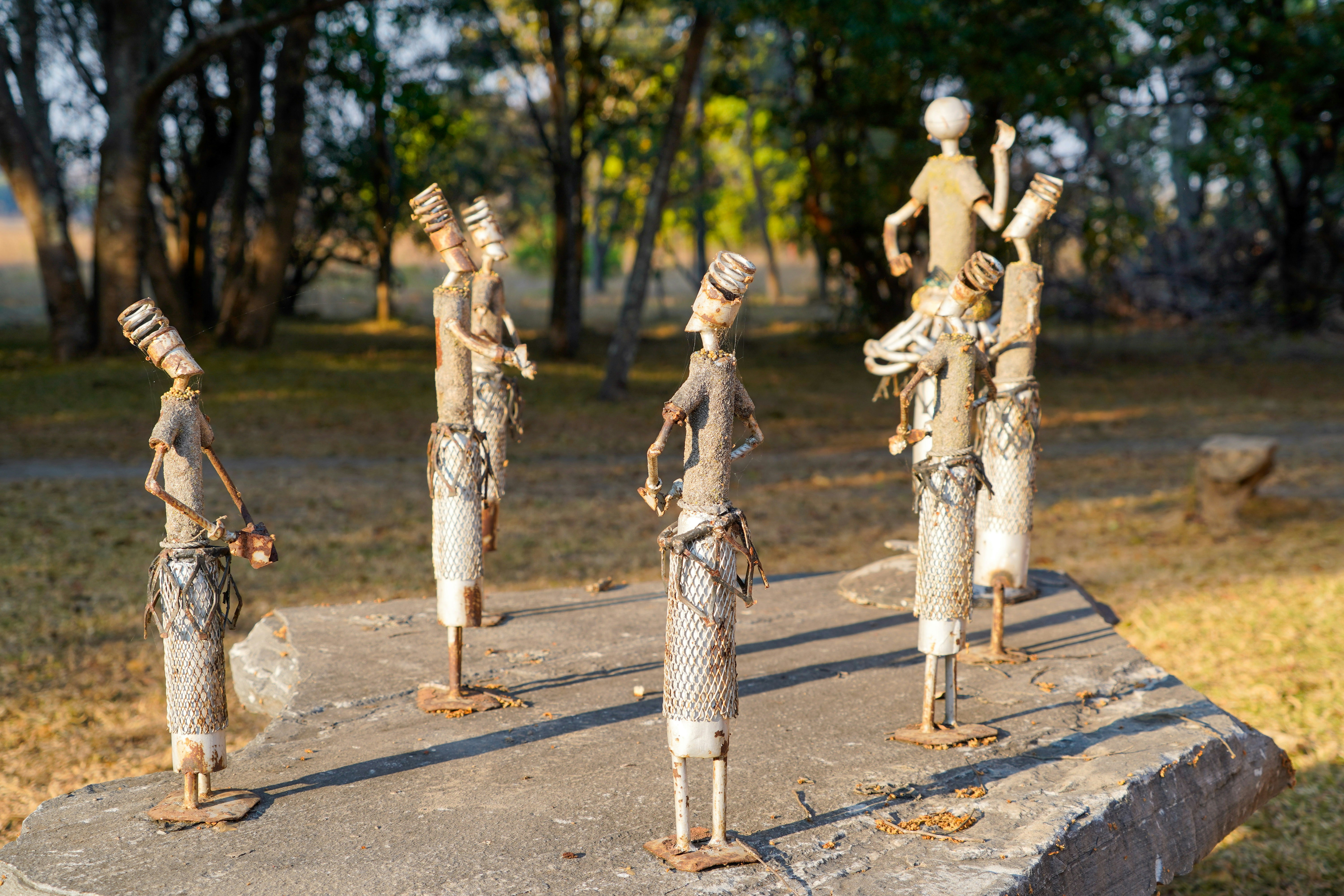 Rhythmic Dance of Metal Figures