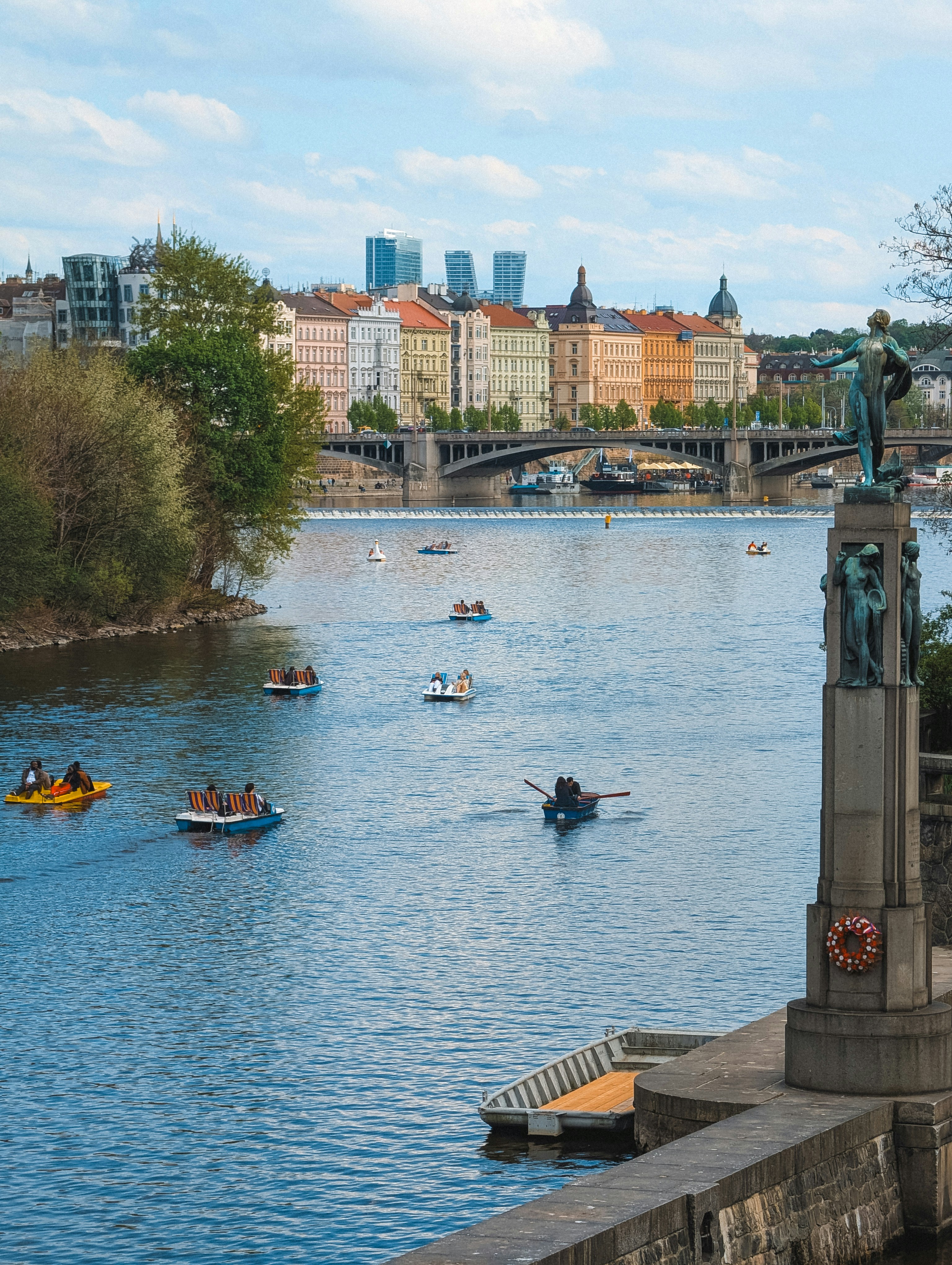 Serenity on the Vltava: A Day of Leisure