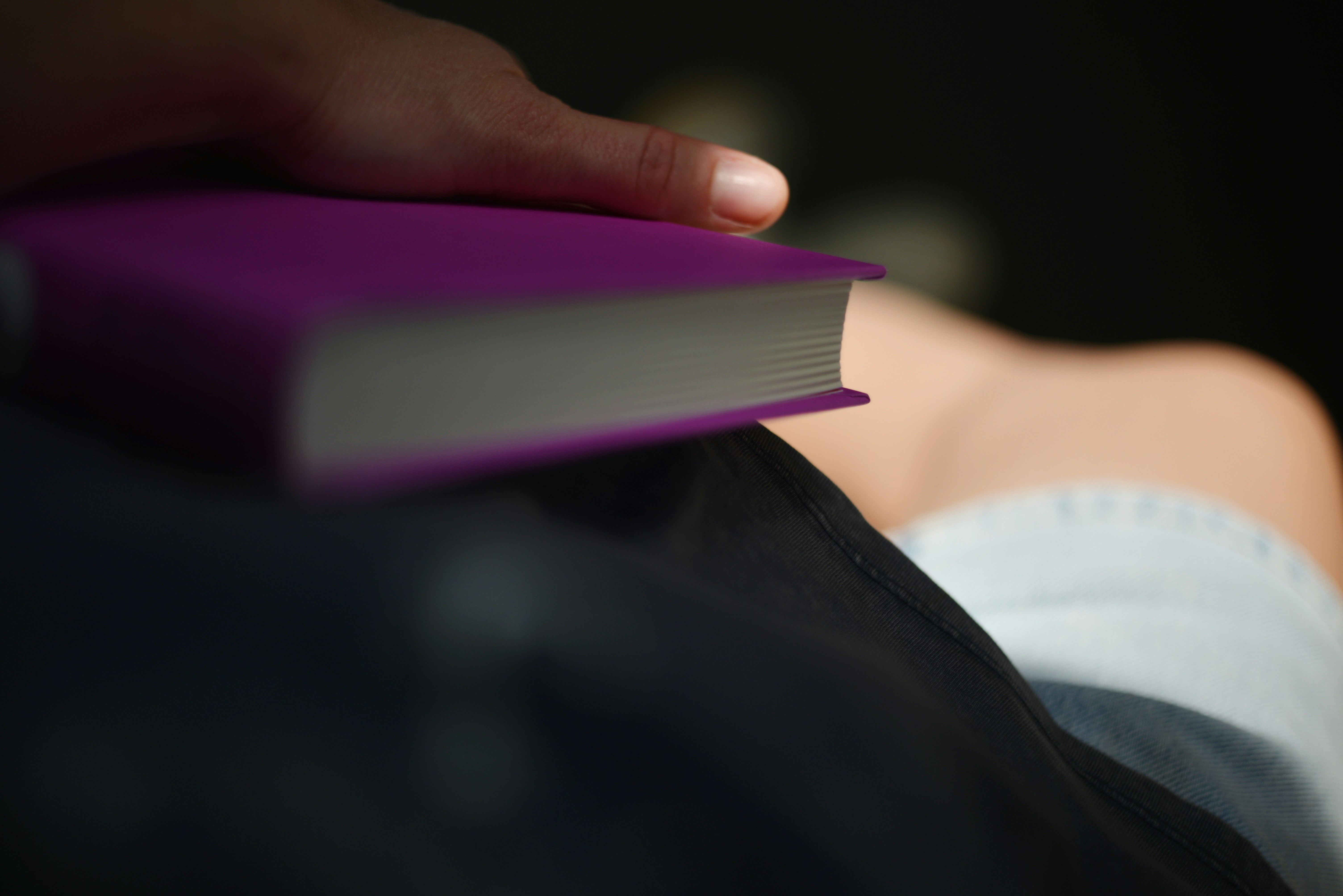 A Quiet Moment with a Purple Companion