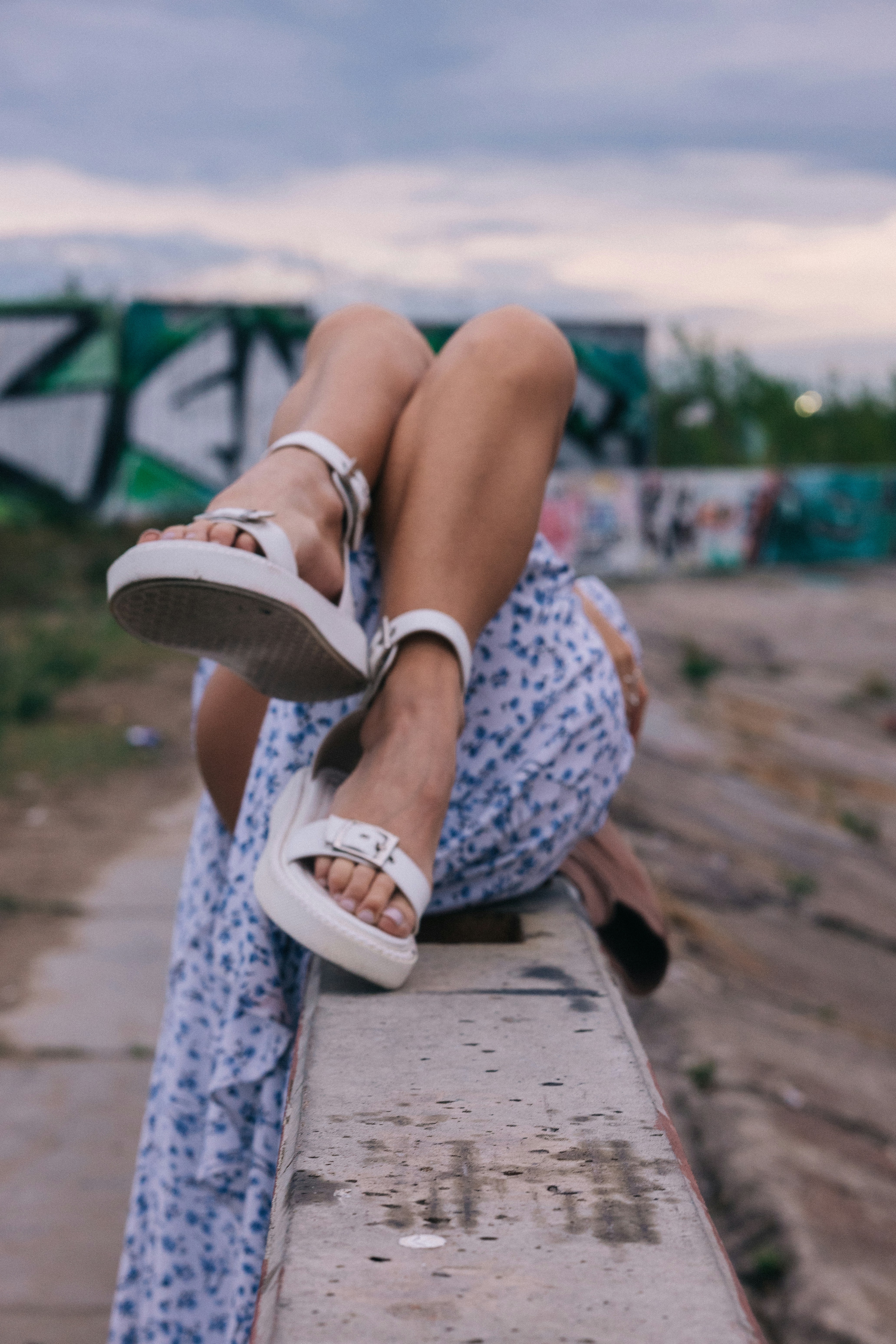 Balancing Act: A Playful Moment on the Edge