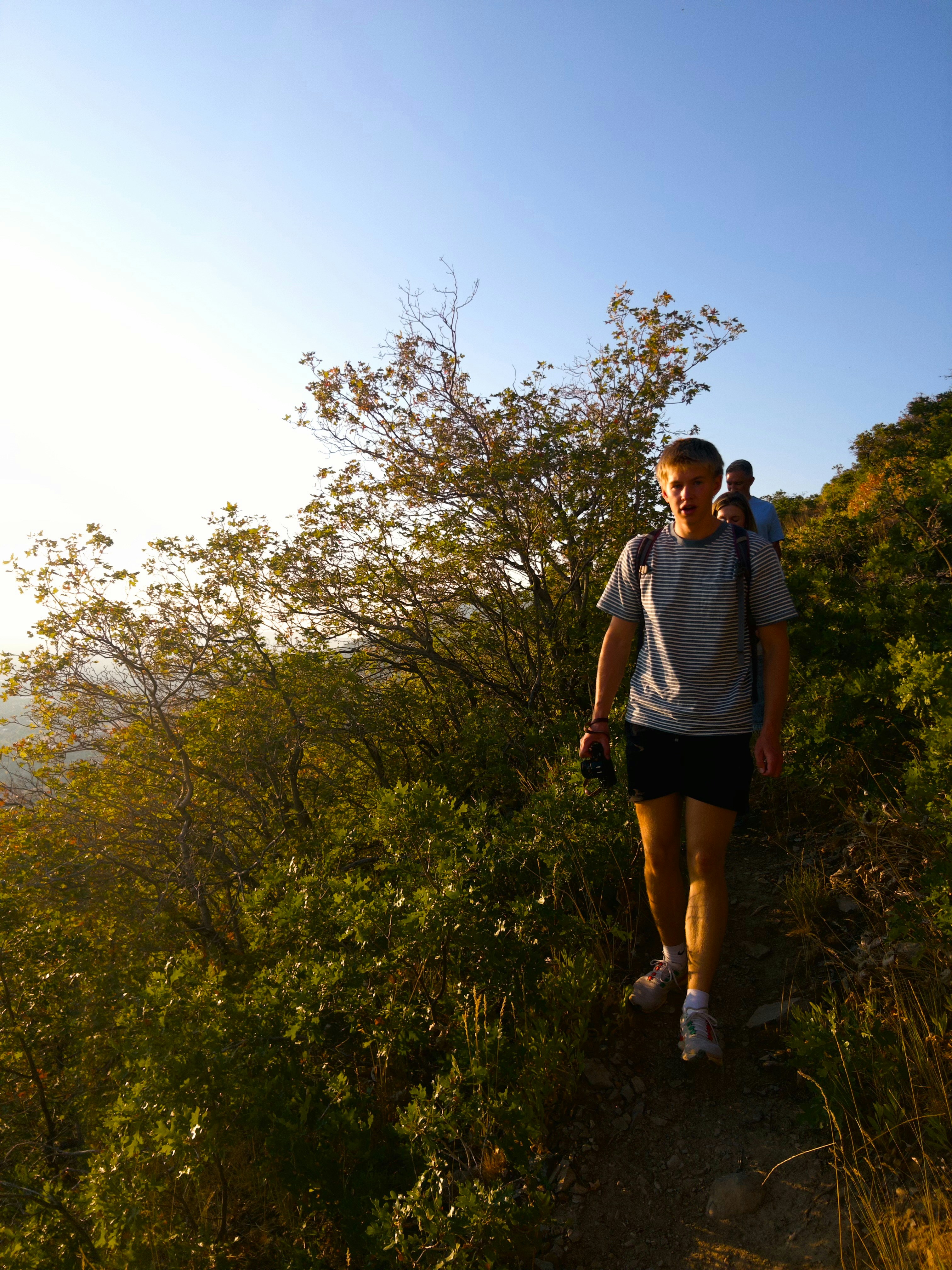 Trailblazer's Journey Through Nature's Embrace