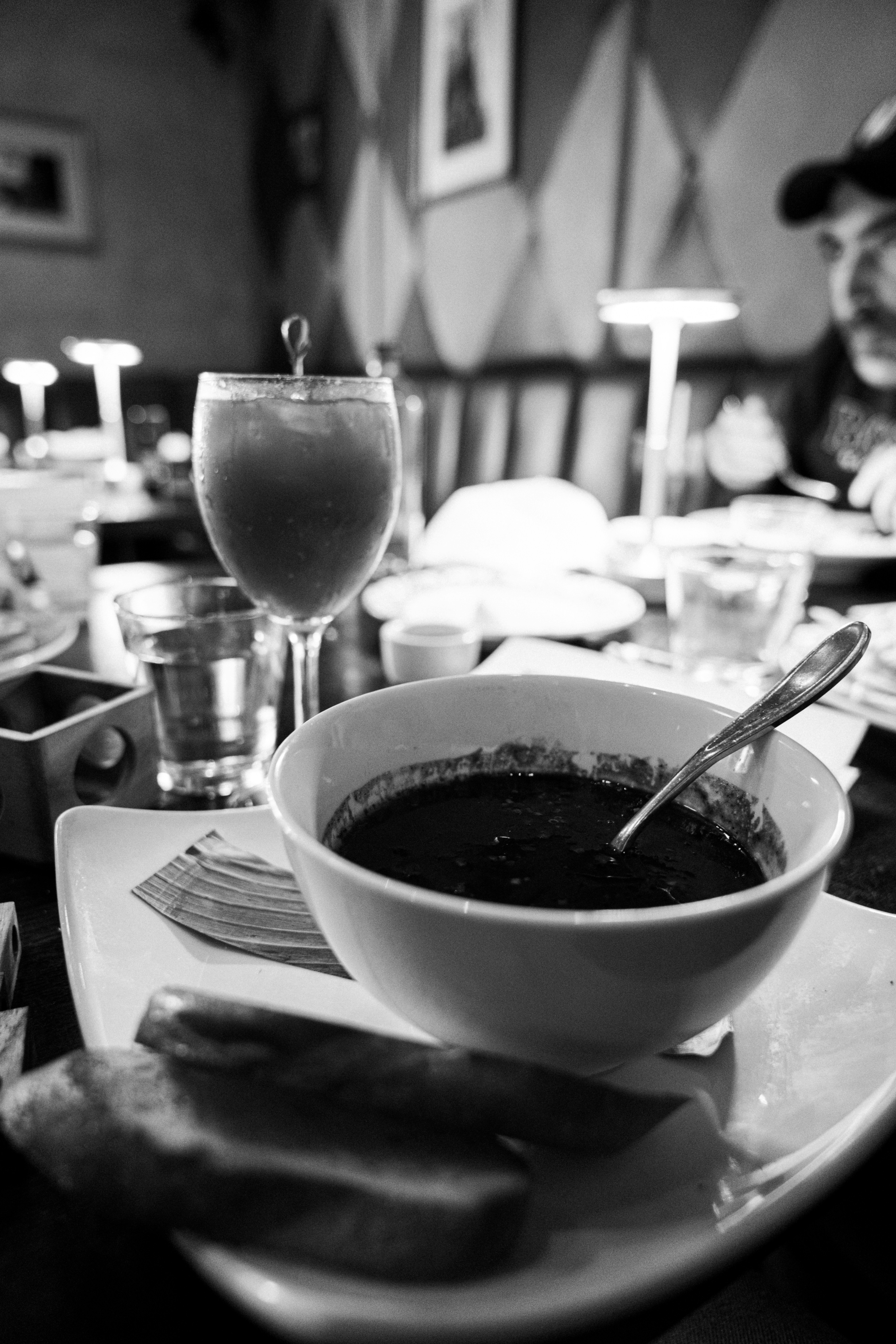A Culinary Experience in Monochrome