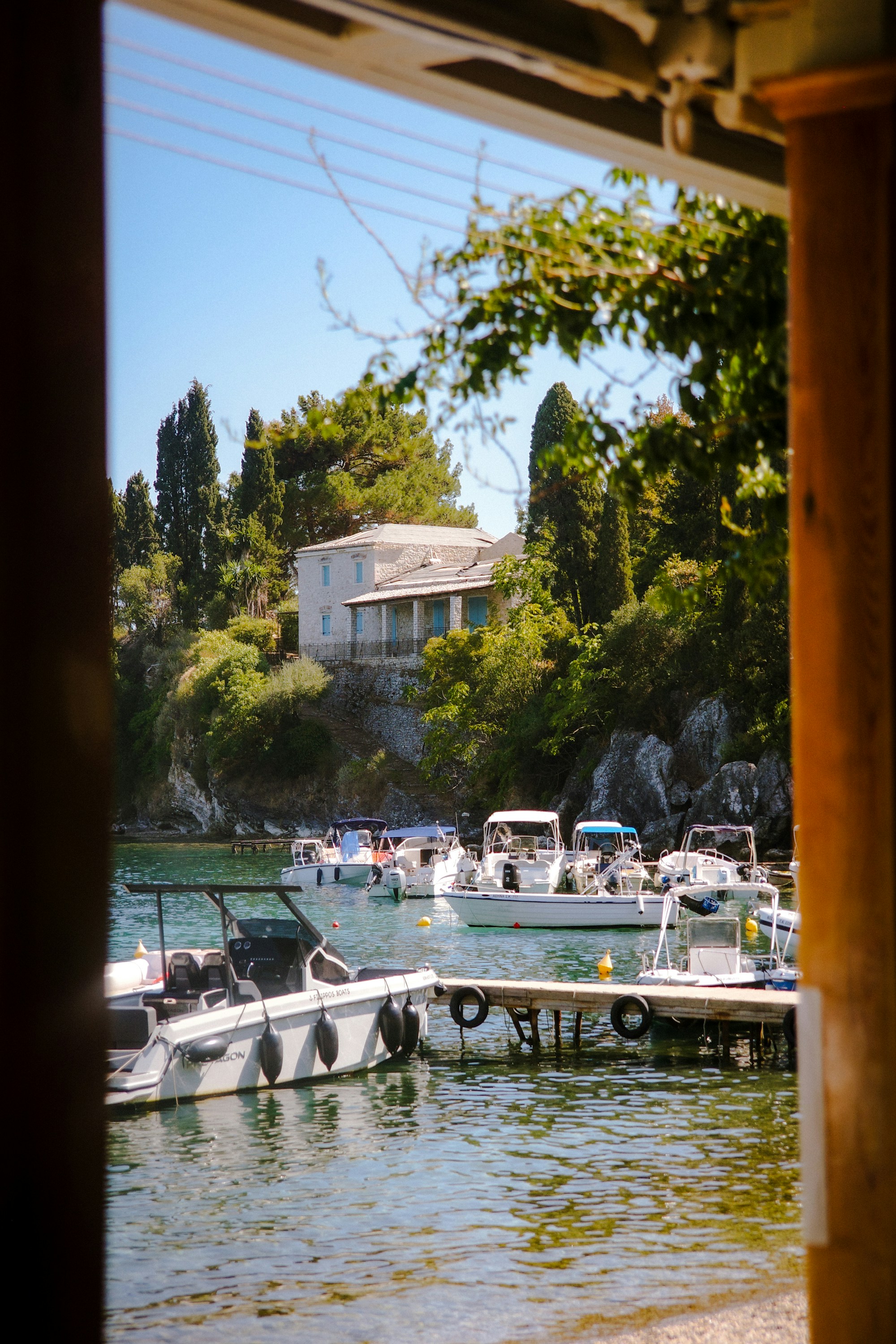 Clifftop Haven Over a Quiet Marina