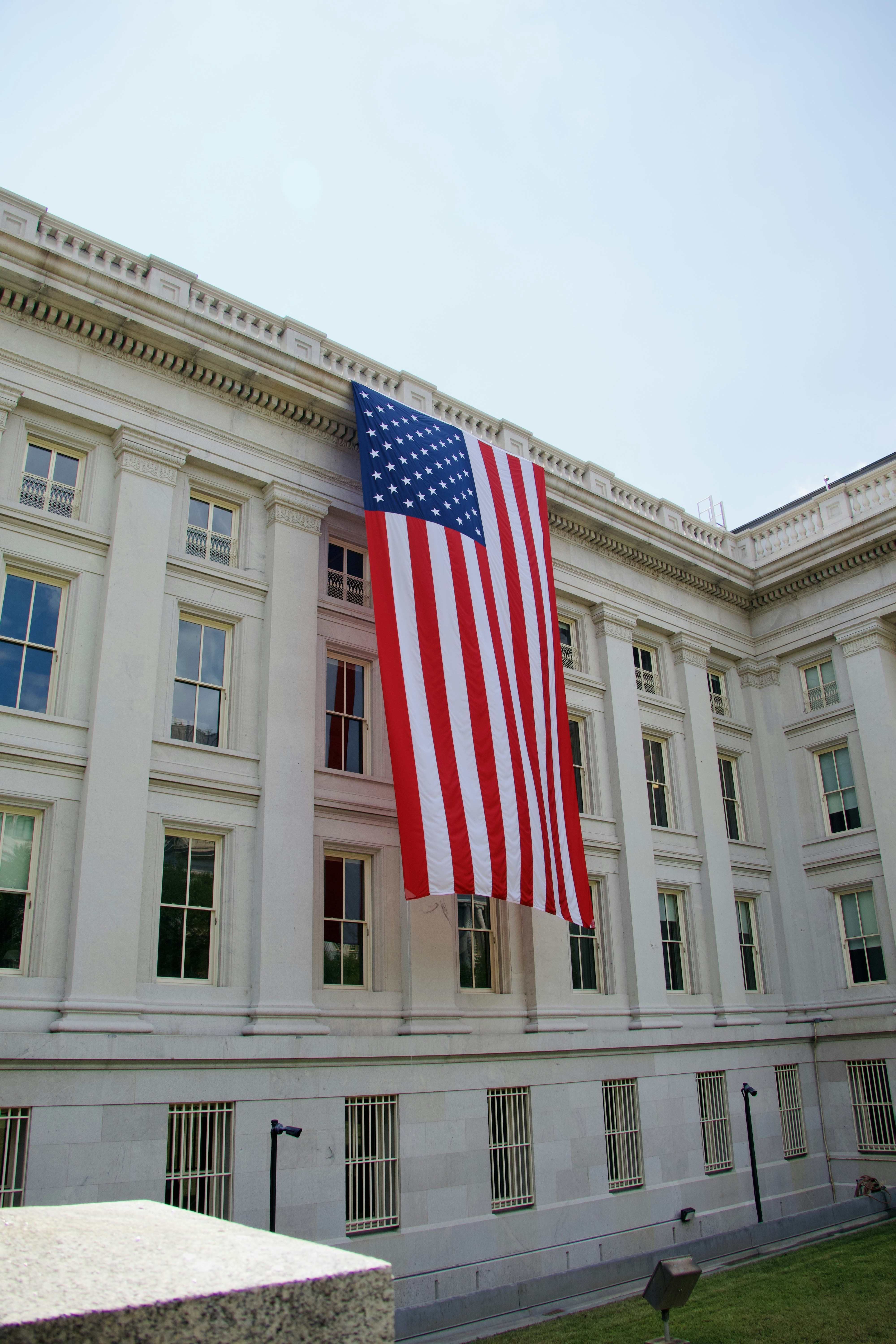 Waves of Patriotism: A Flag's Embrace