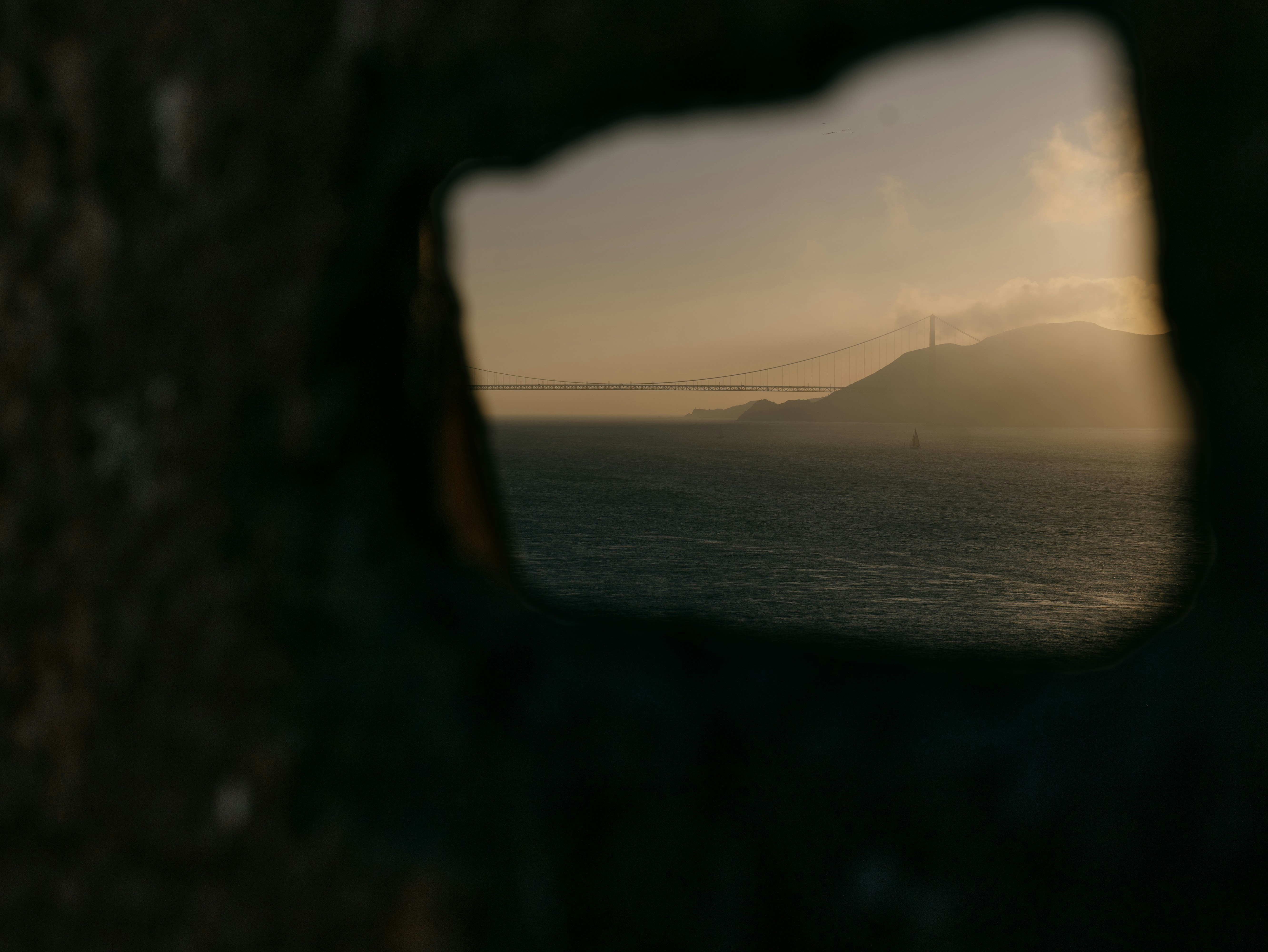 Framed Serenity: A Glimpse Beyond