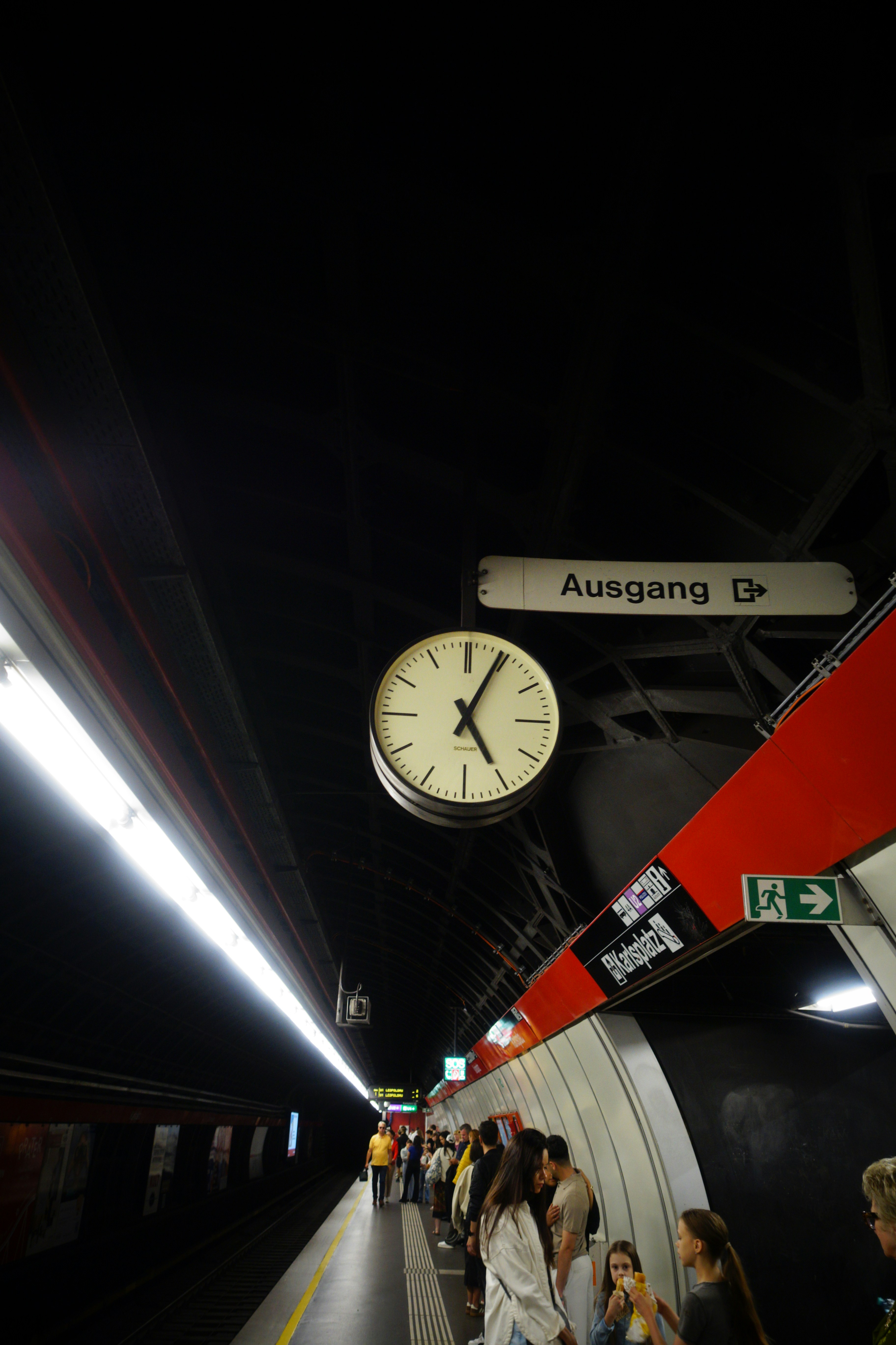 Time Stands Still at the Underground Station