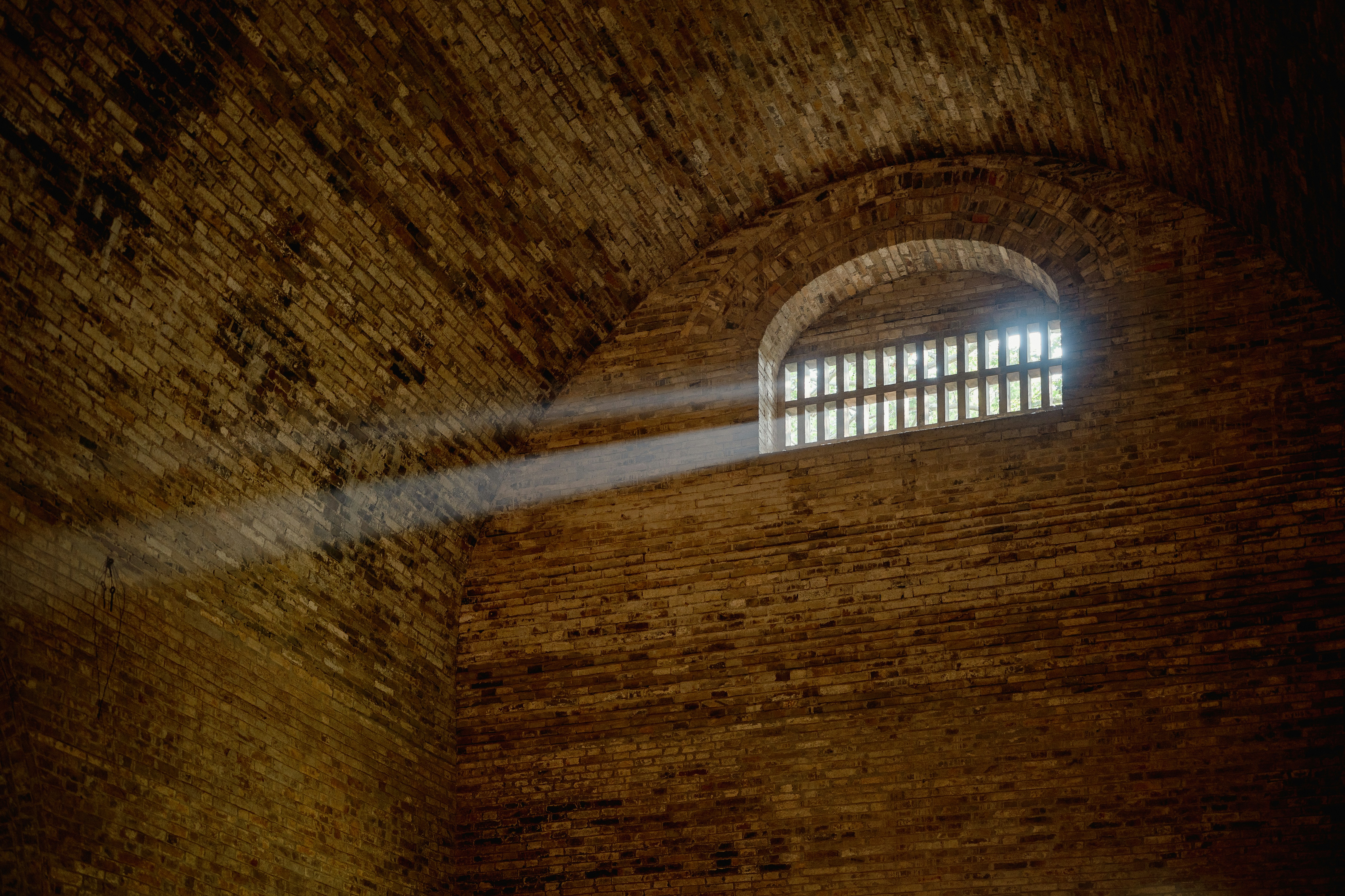 Whispers of Light in a Brick Sanctuary