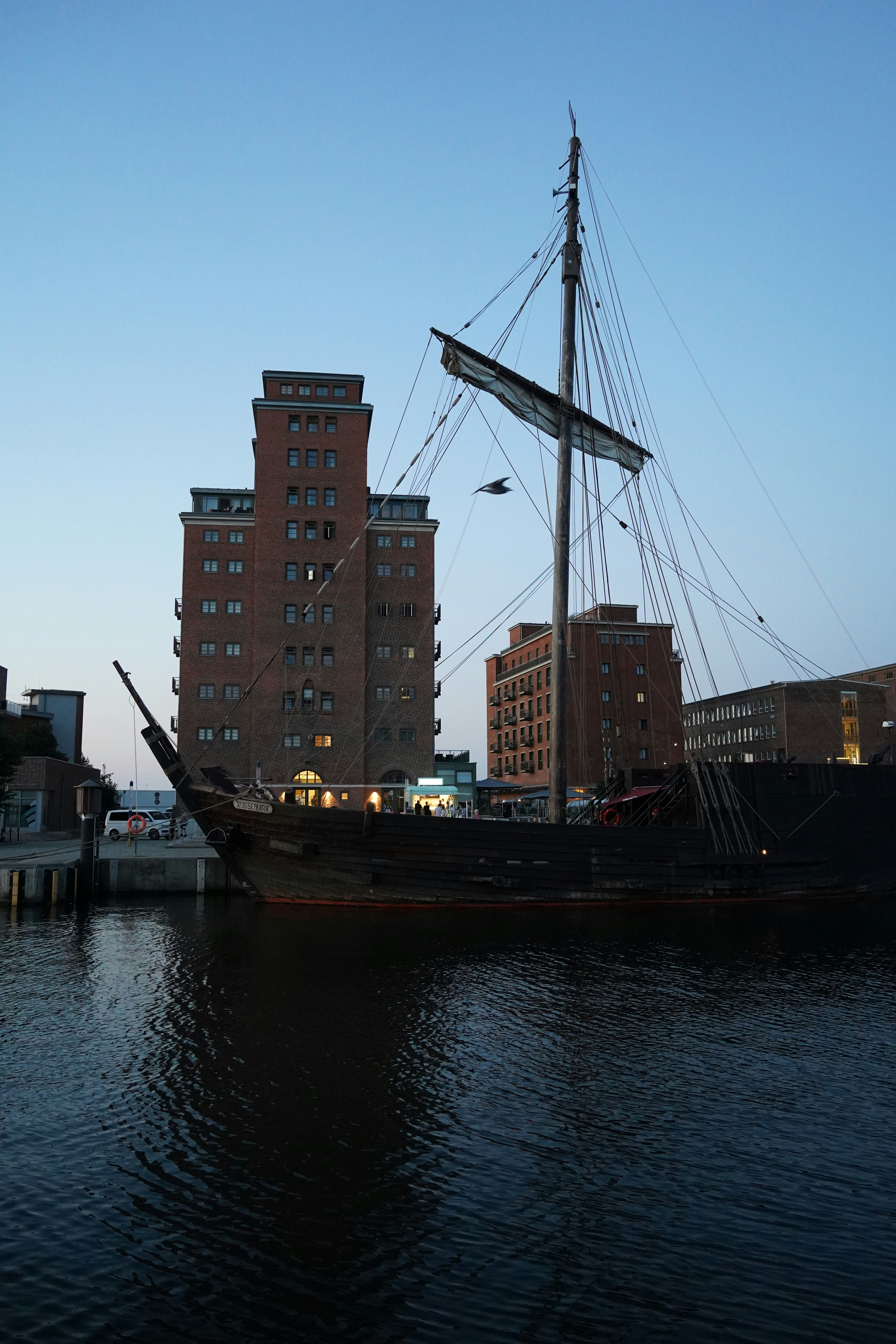 Echoes of Maritime History at Dusk