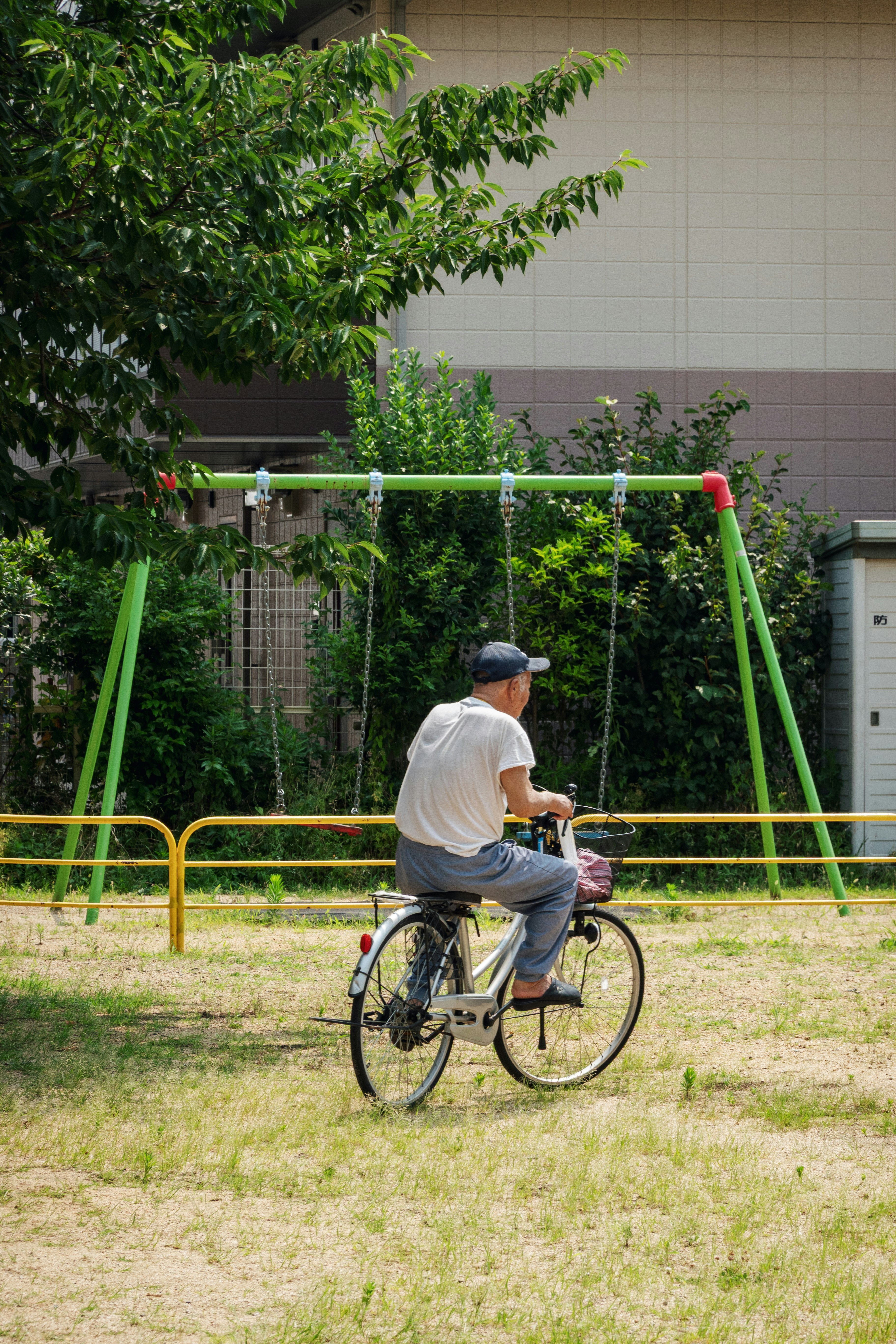 A Quiet Moment by the Playground