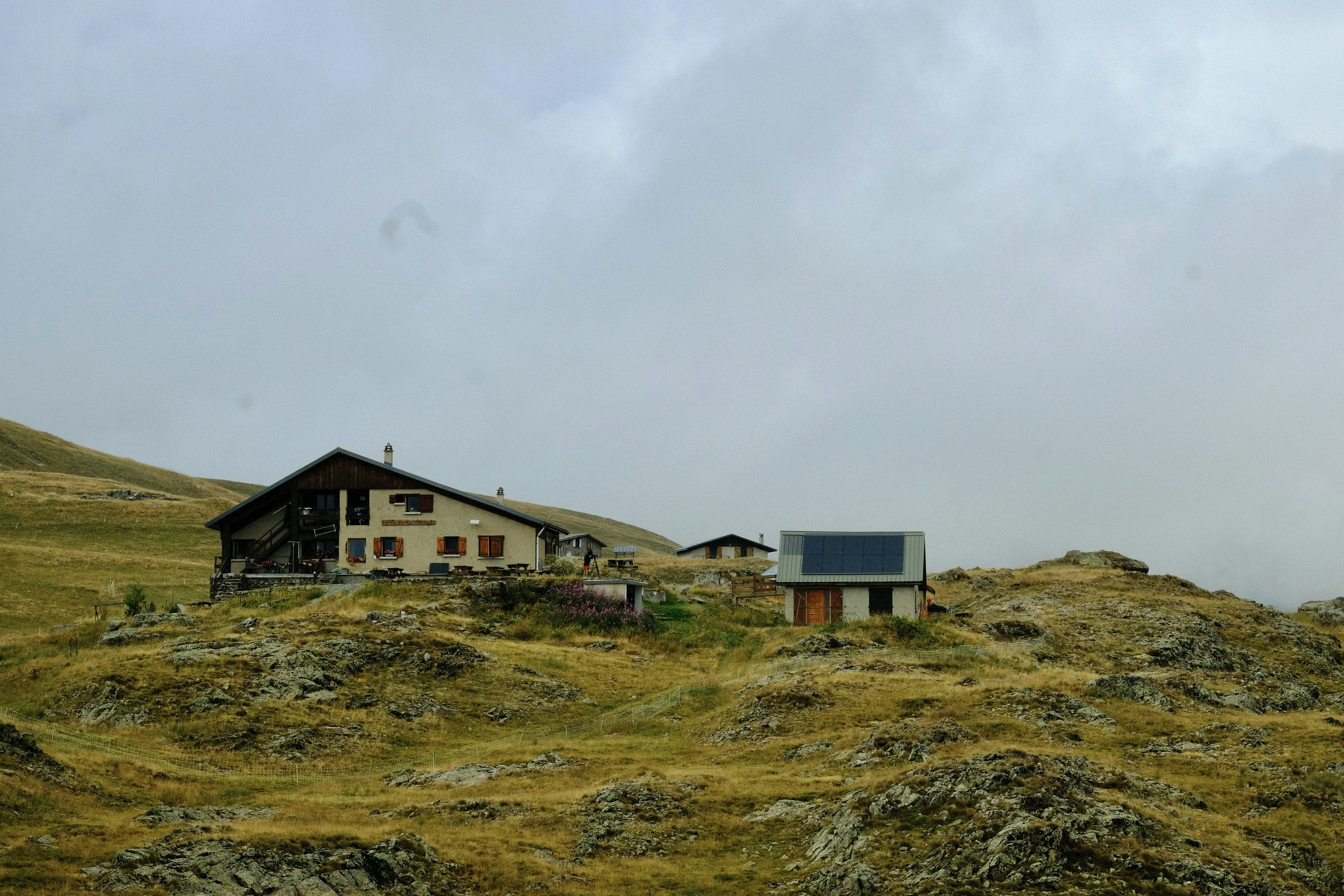 Harmony of Man and Nature in Alpine Serenity