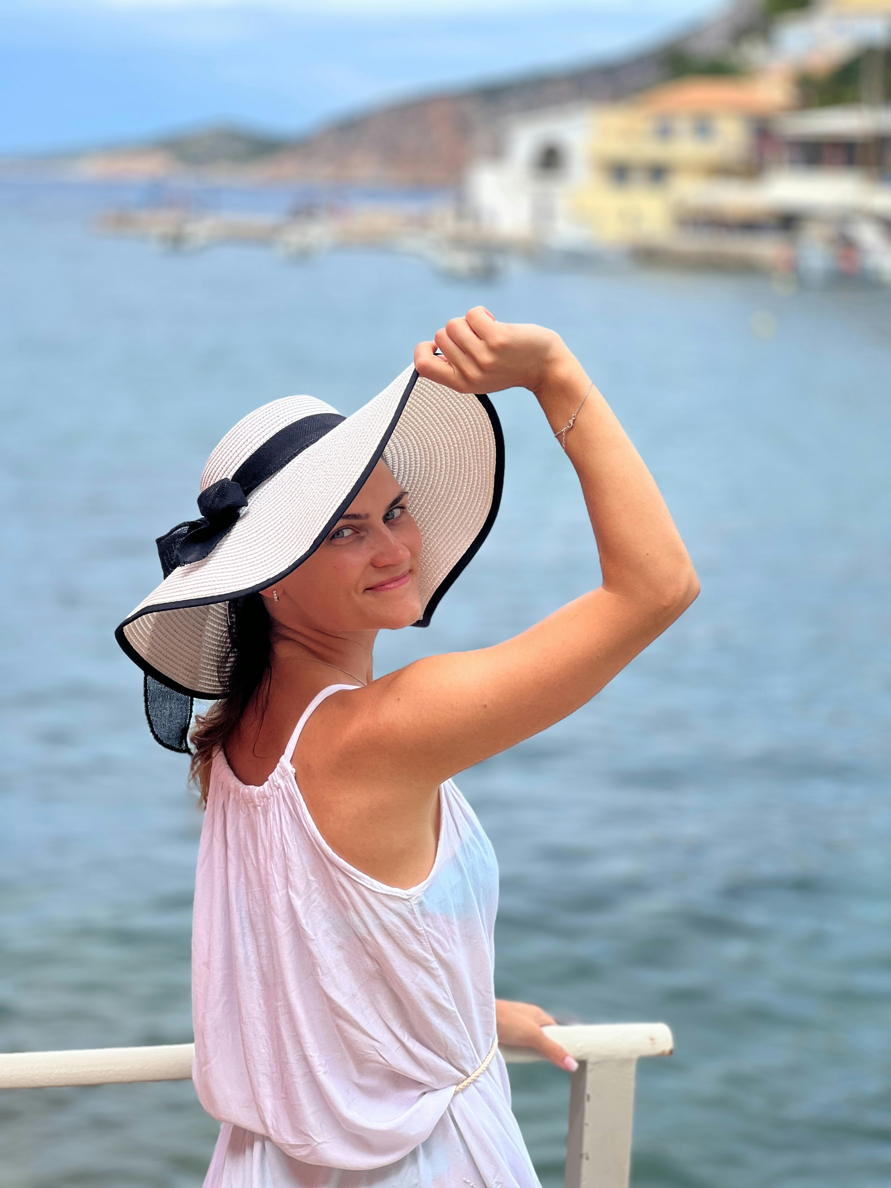 Seaside Elegance: A Sun-Kissed Moment