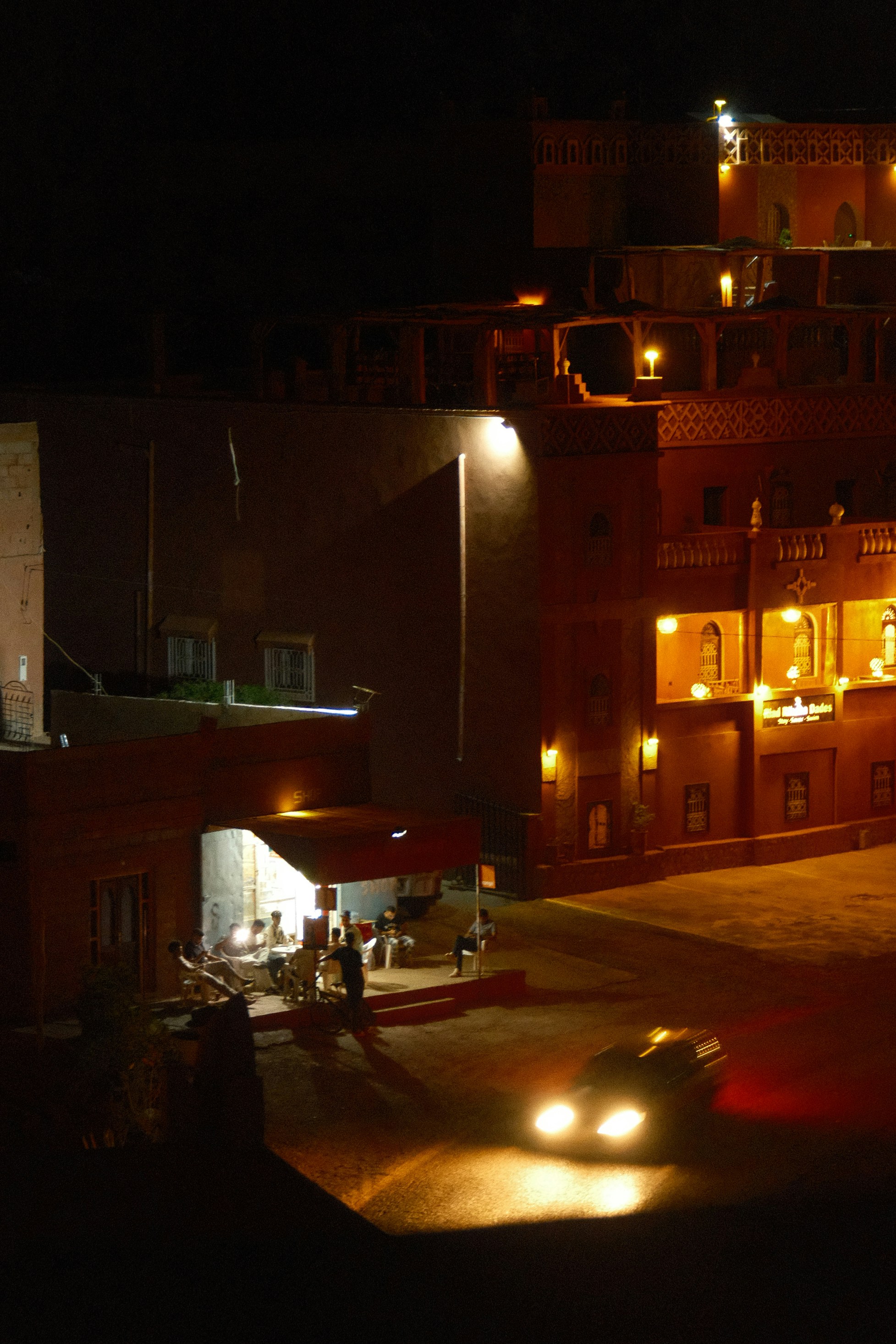 Nocturnal Echoes of Urban Life