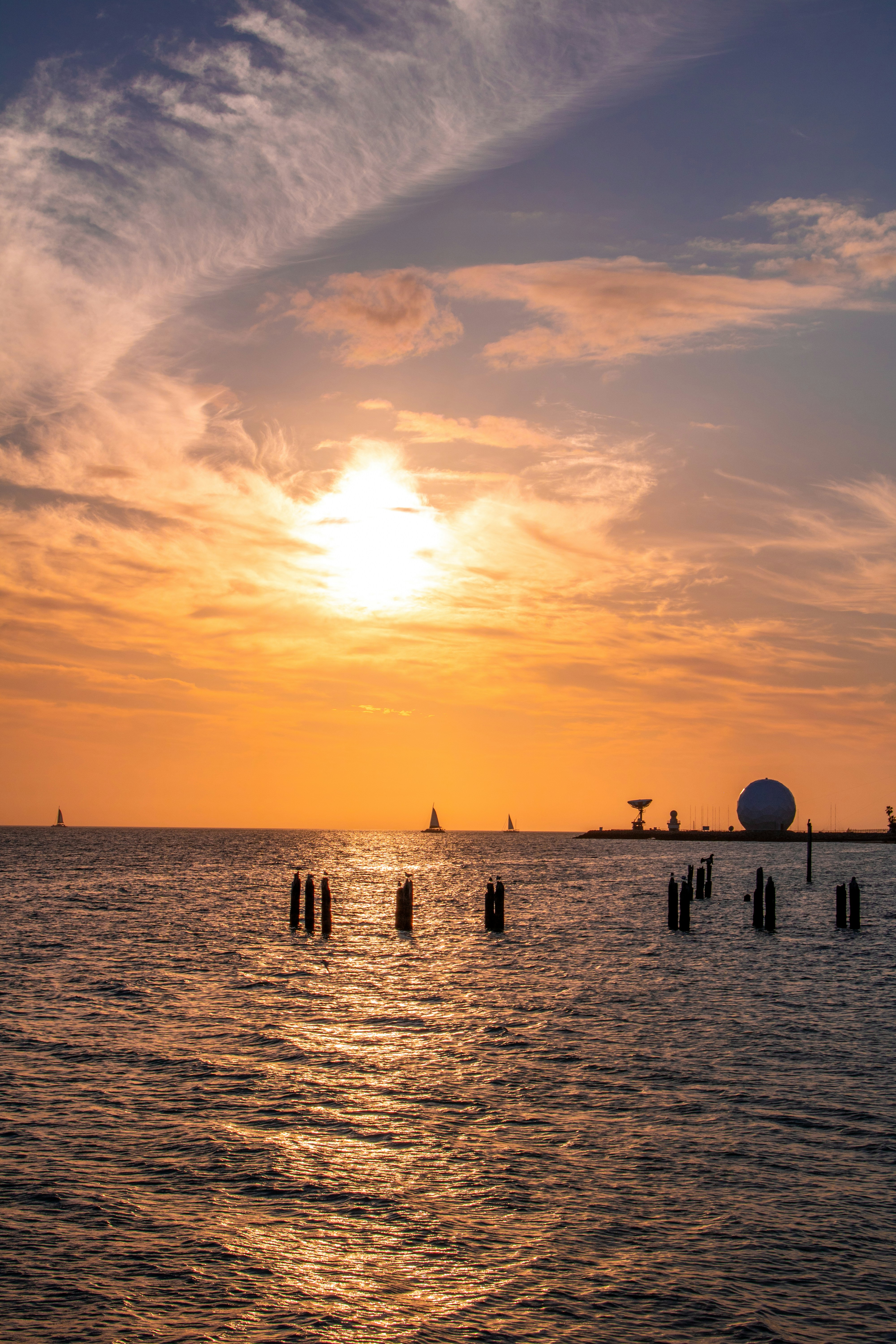 Sunset Symphony Over Water