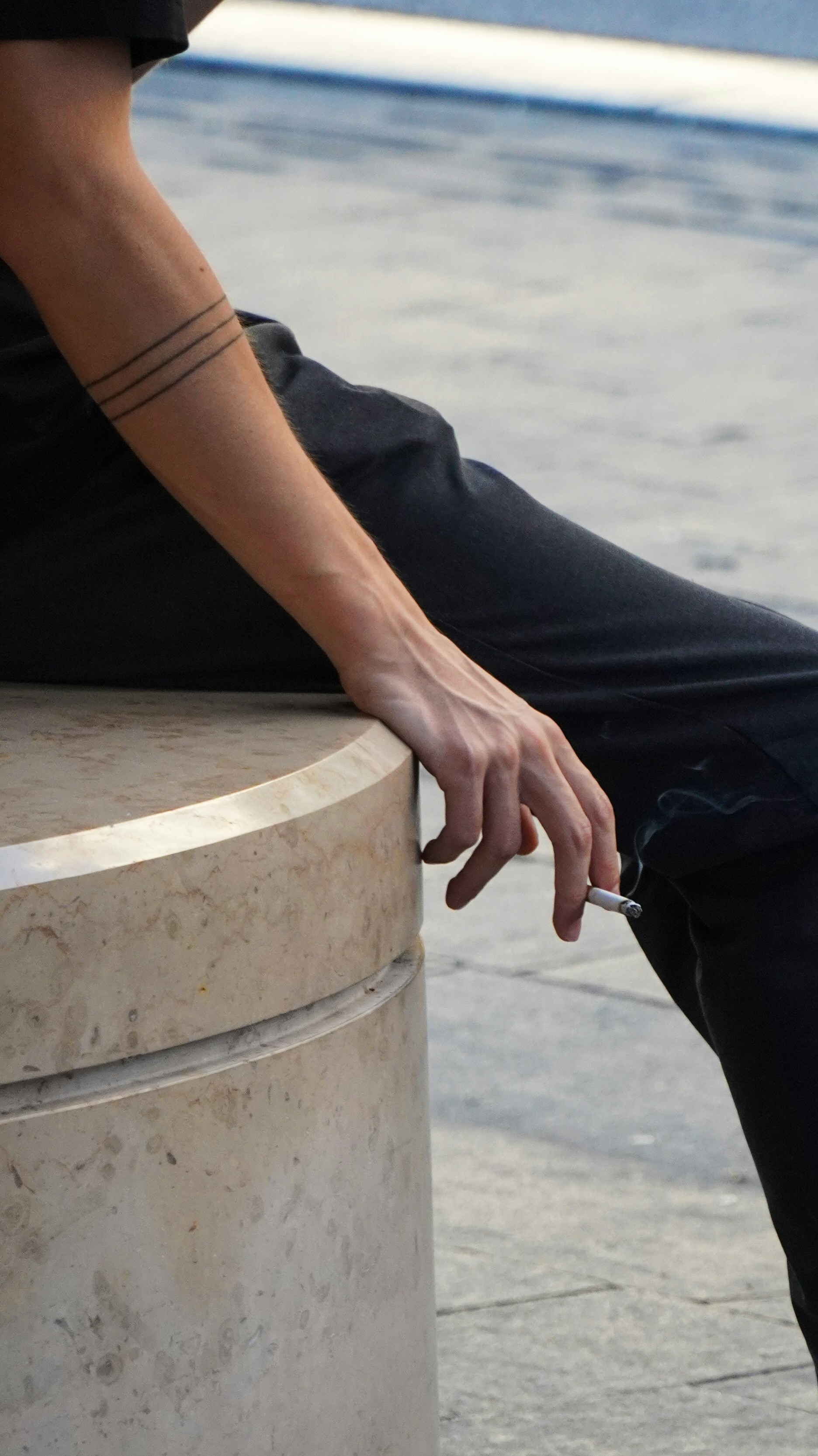 The Stillness of a Moment: A Hand's Reflection