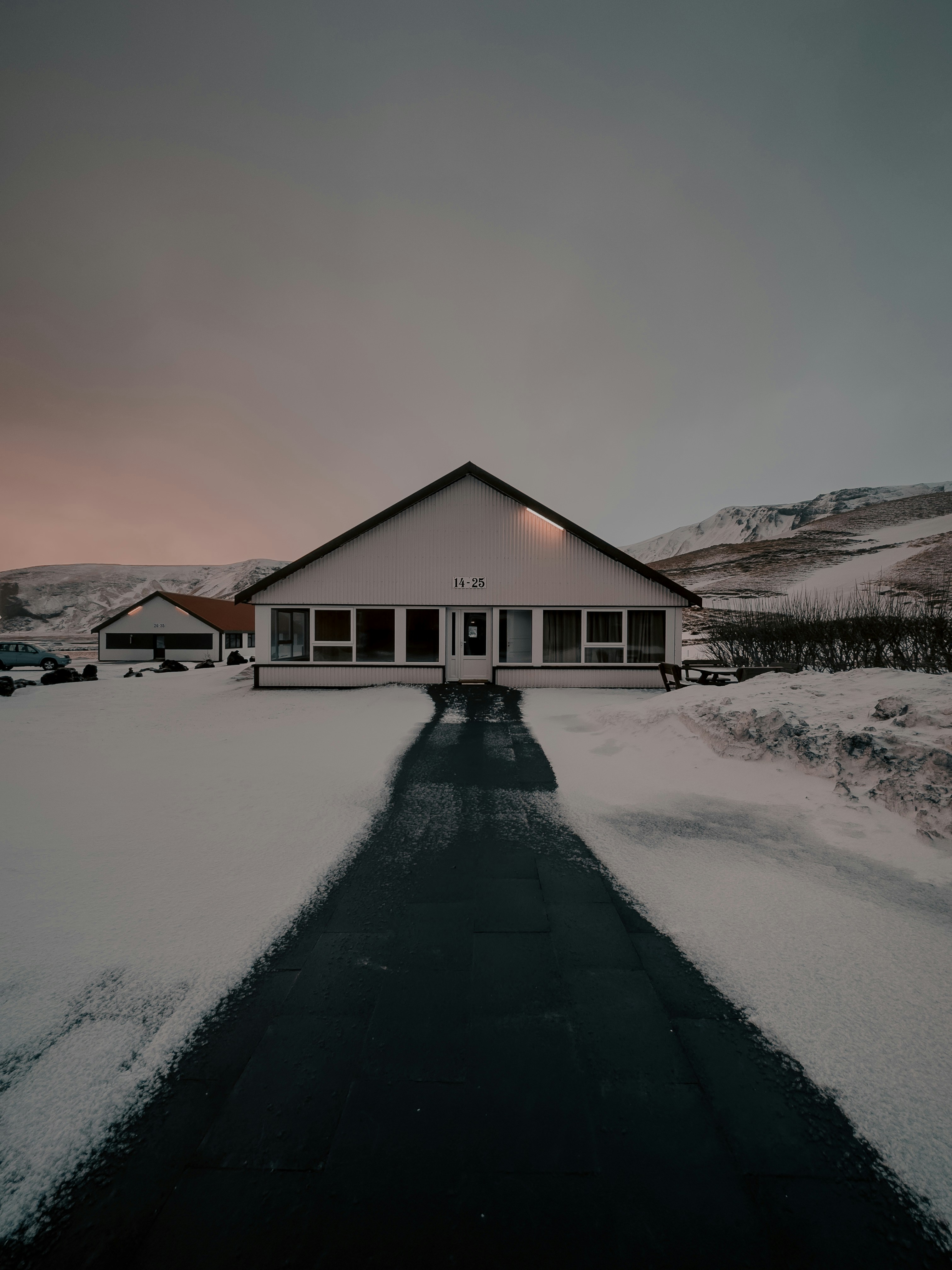 Echoes of Winter: A Solitary Retreat