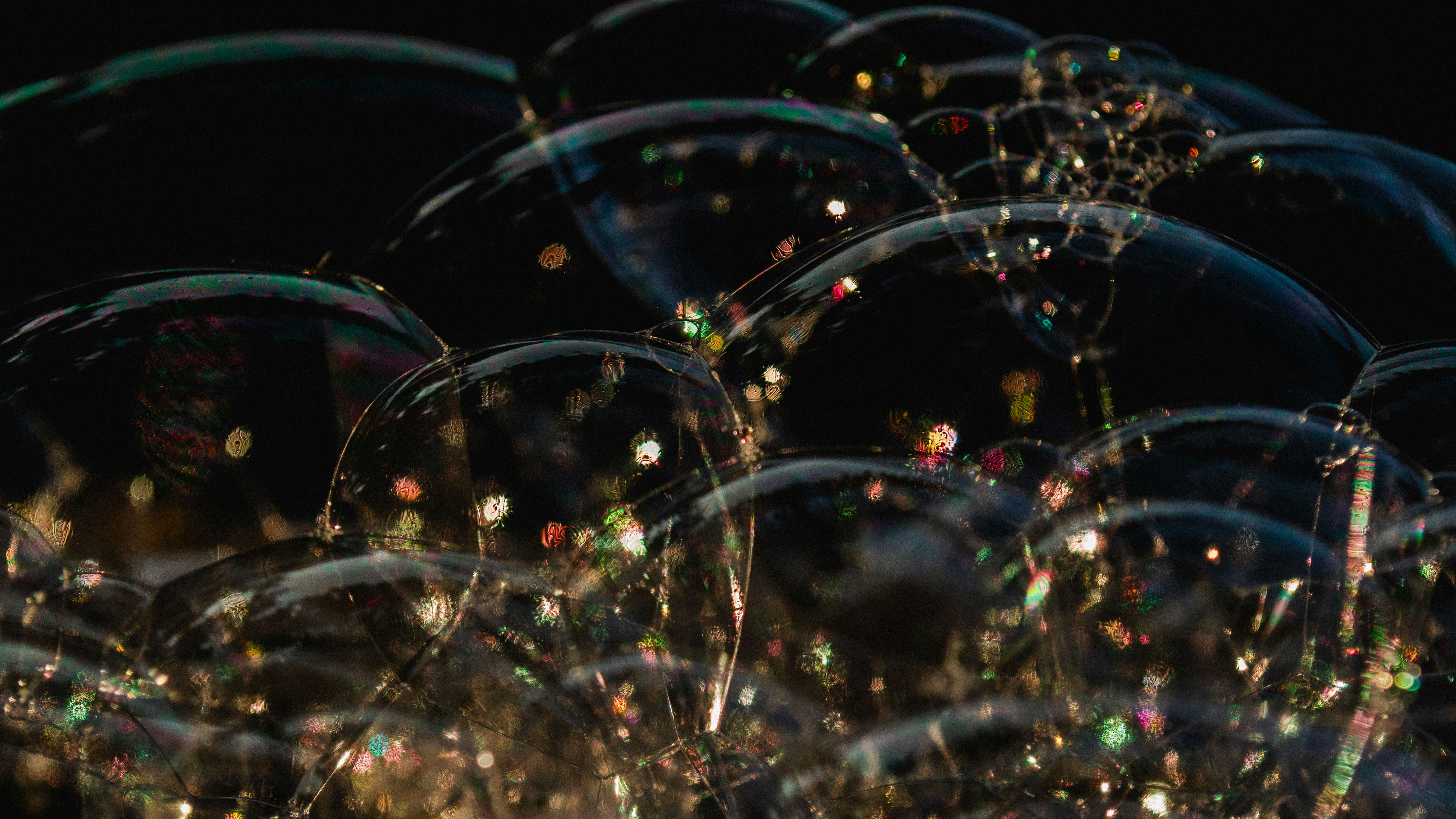 Whispers of Light in Soap Bubbles