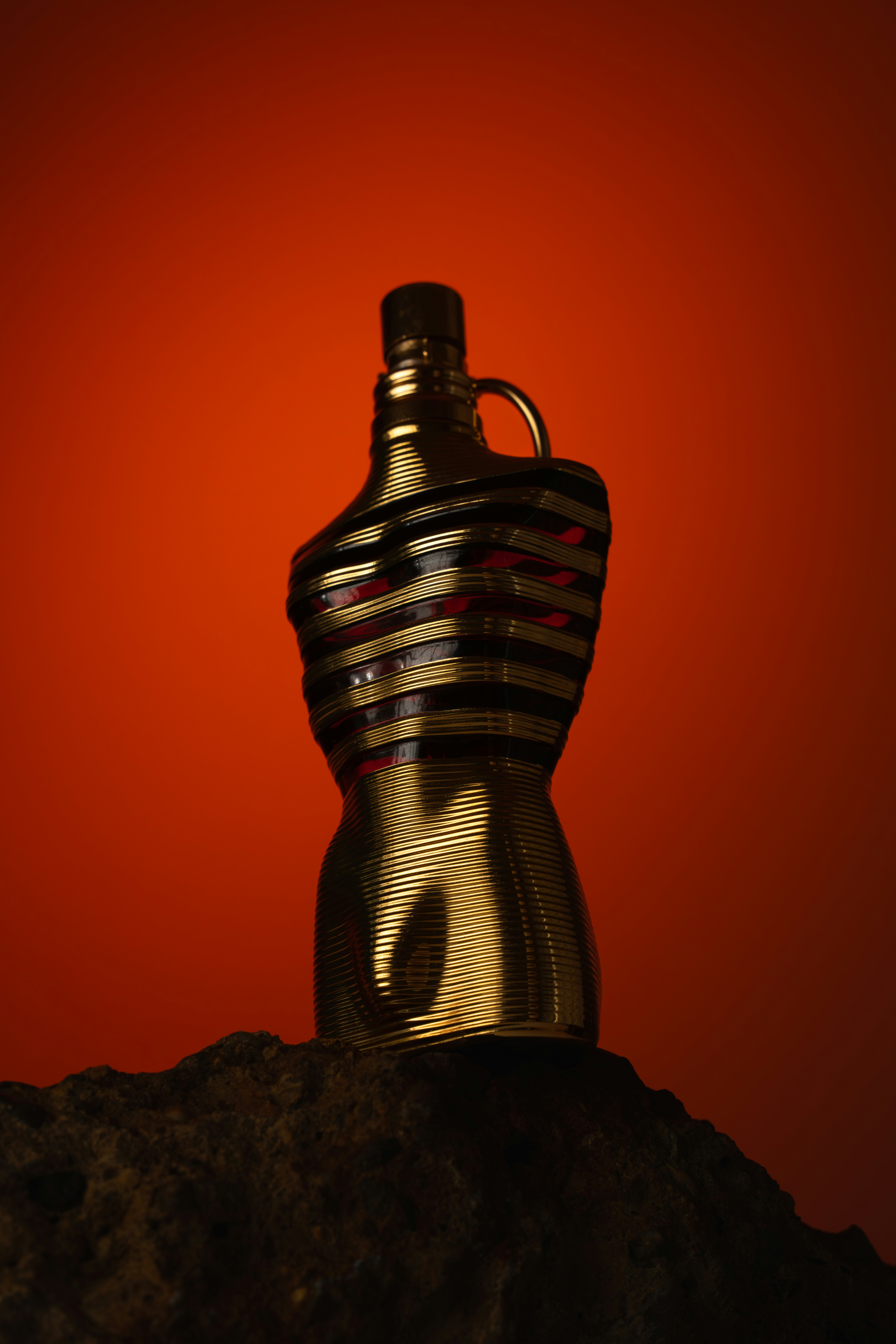Elegance in Gold: A Sculptural Tribute