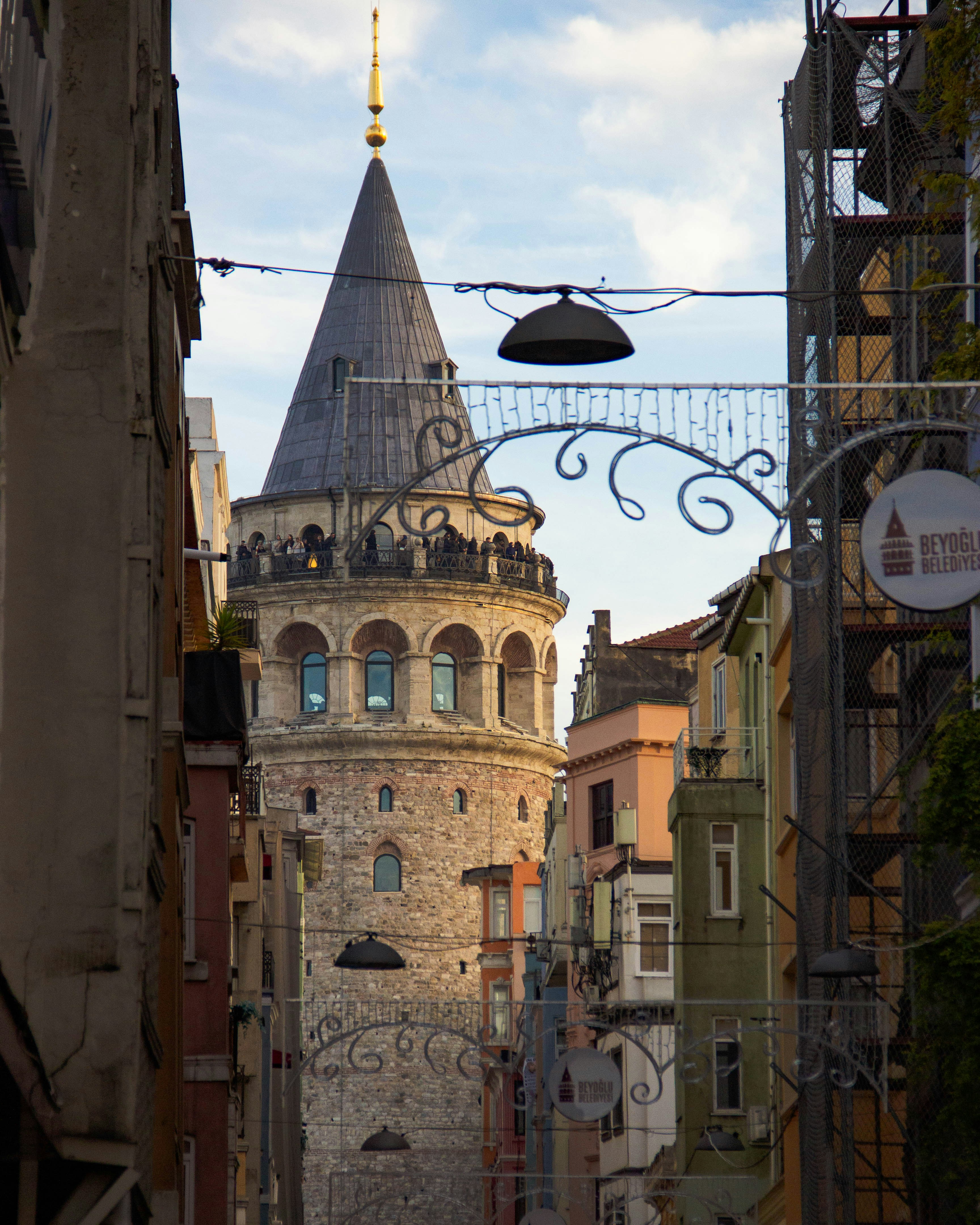 Echoes of History: The Tower Amidst Urban Life