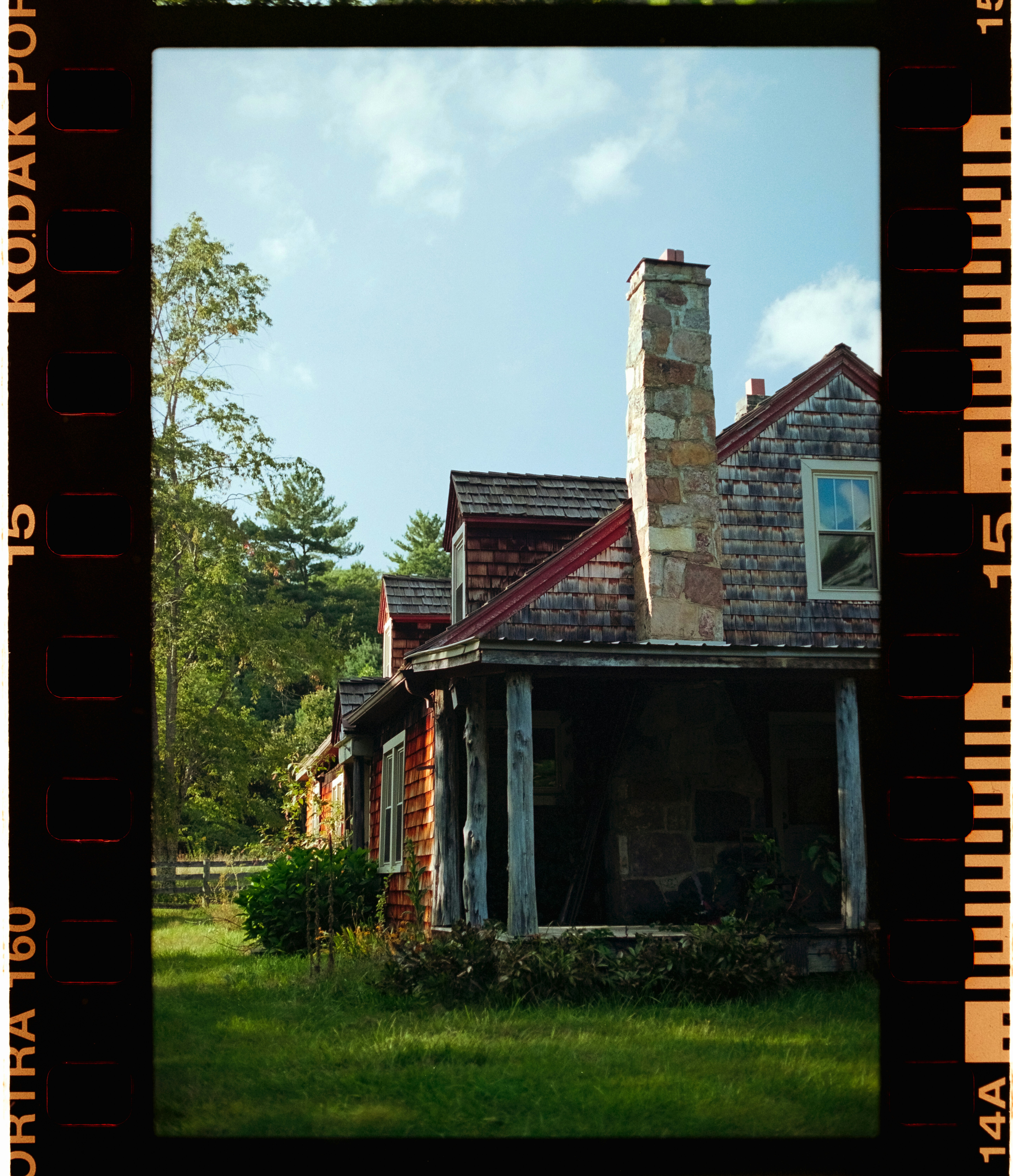 Abandoned Cottage Under a Clear Sky