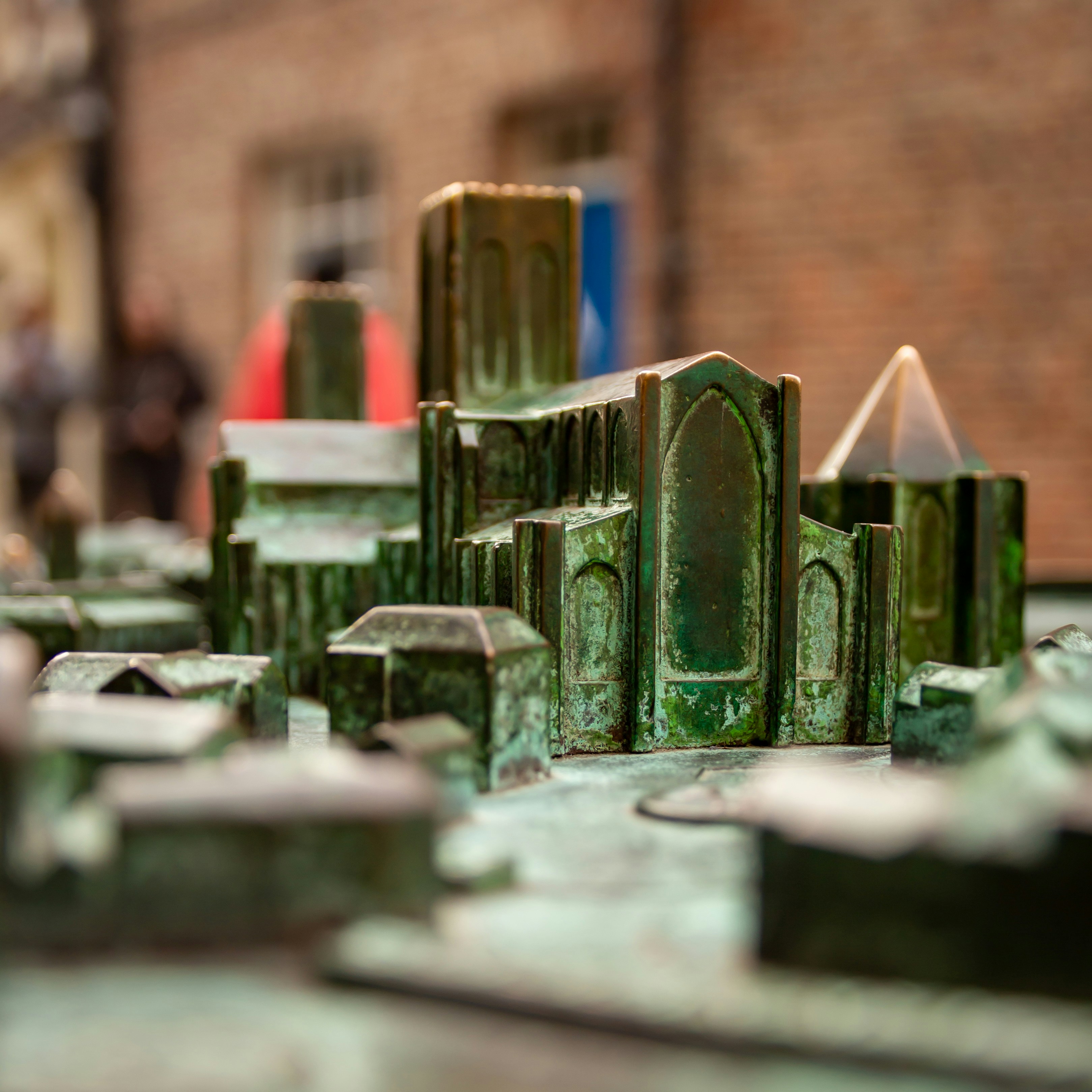 A Bronze Cityscape: Architectural Wonders in Miniature