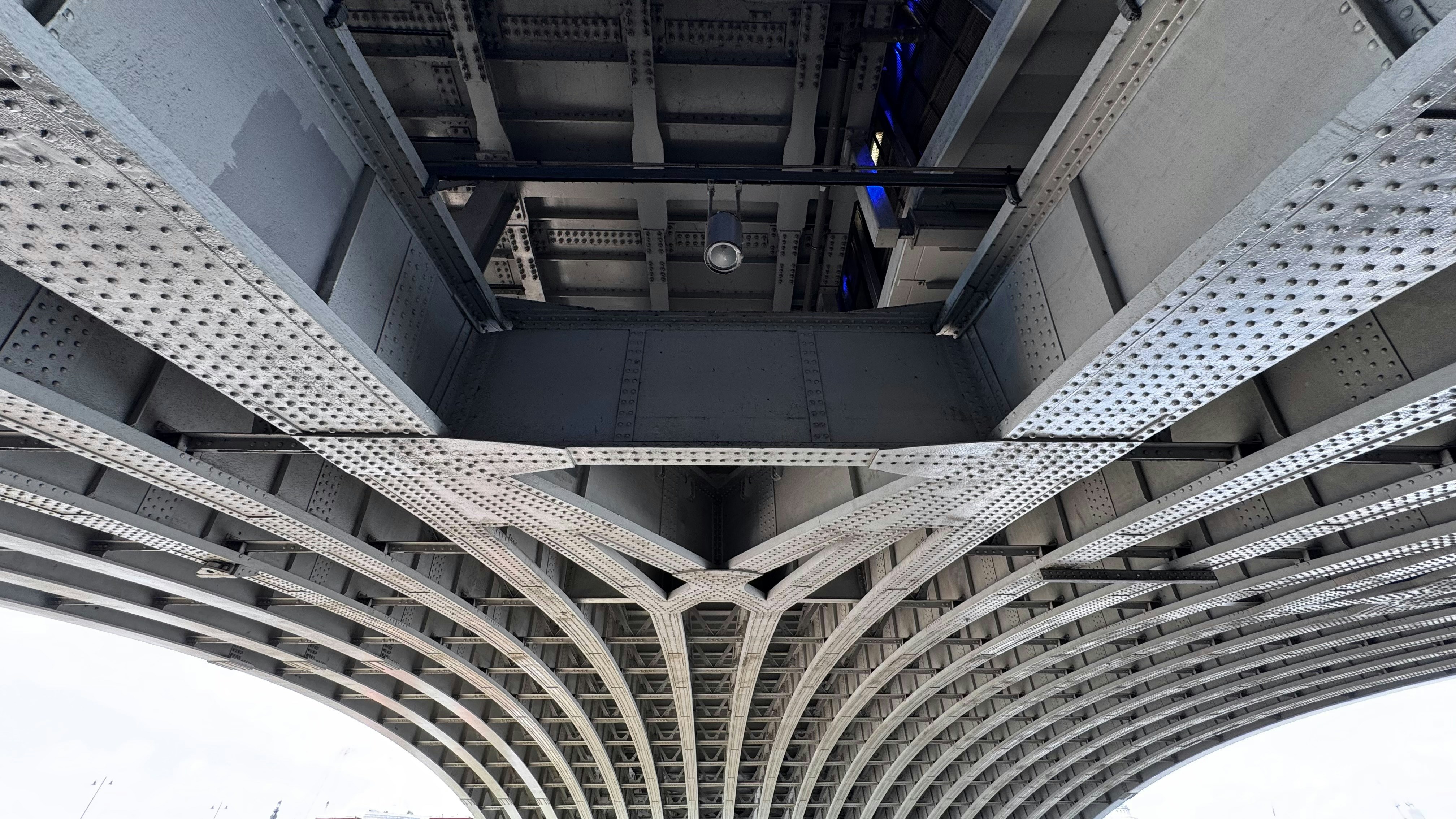 Underside view of a modern bridge structure photo – Free Image on Unsplash