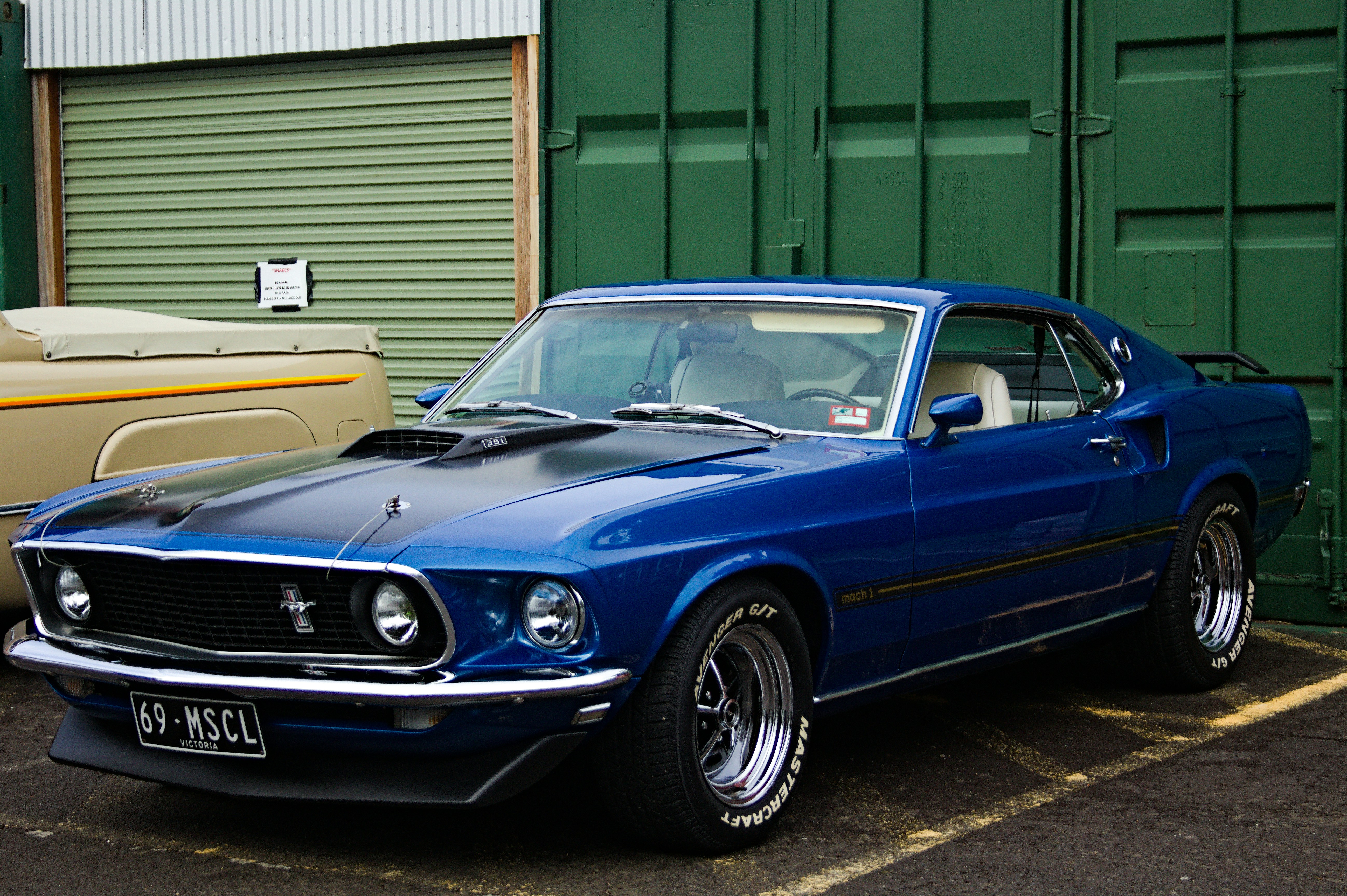 Classic Muscle Reimagined: A 1969 Ford Mustang in Bold Blue