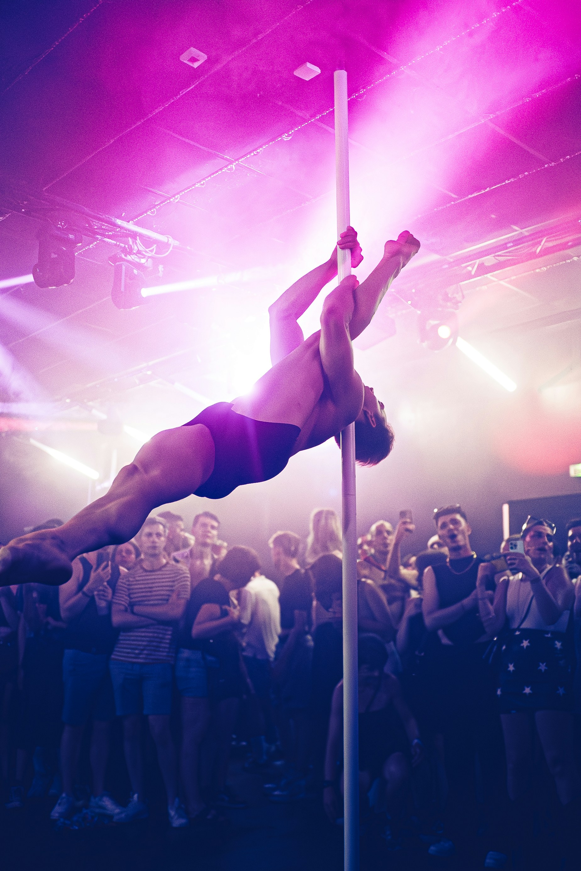 Pole Dancer: A Dramatic Night in Neon and Noise