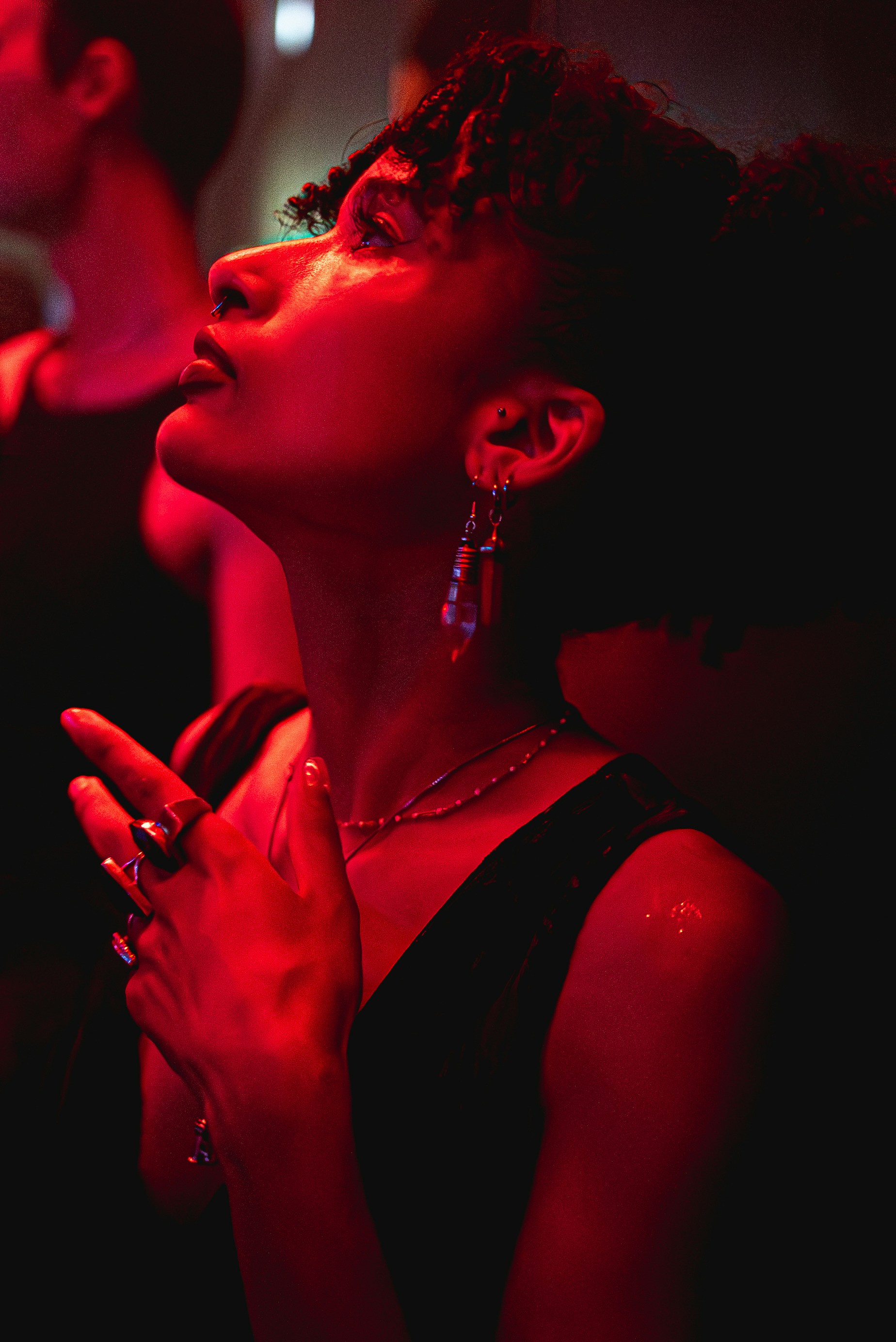 Glimmering Dreams in a Neon Embrace