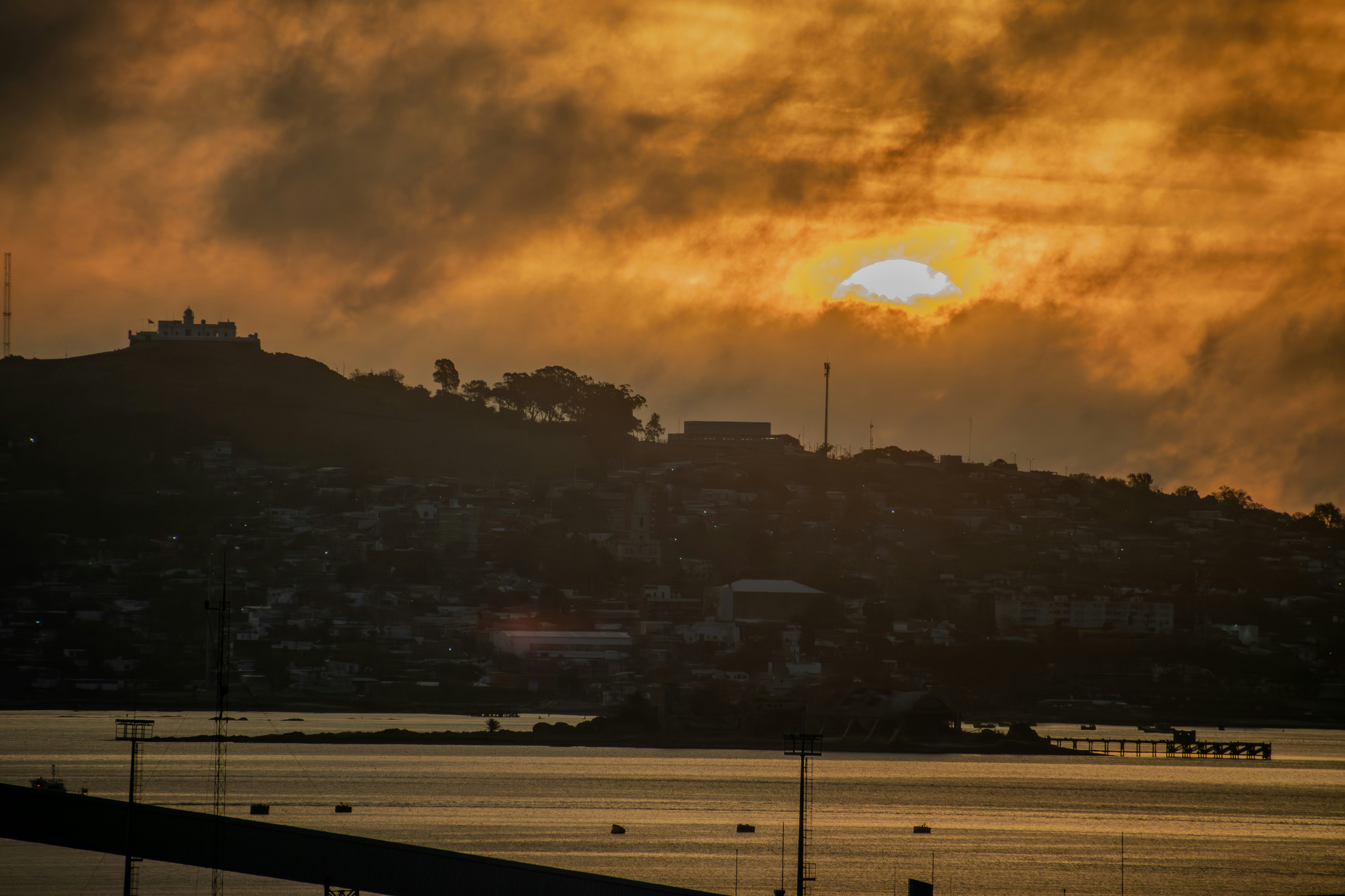 Sunset Over Urban Horizons