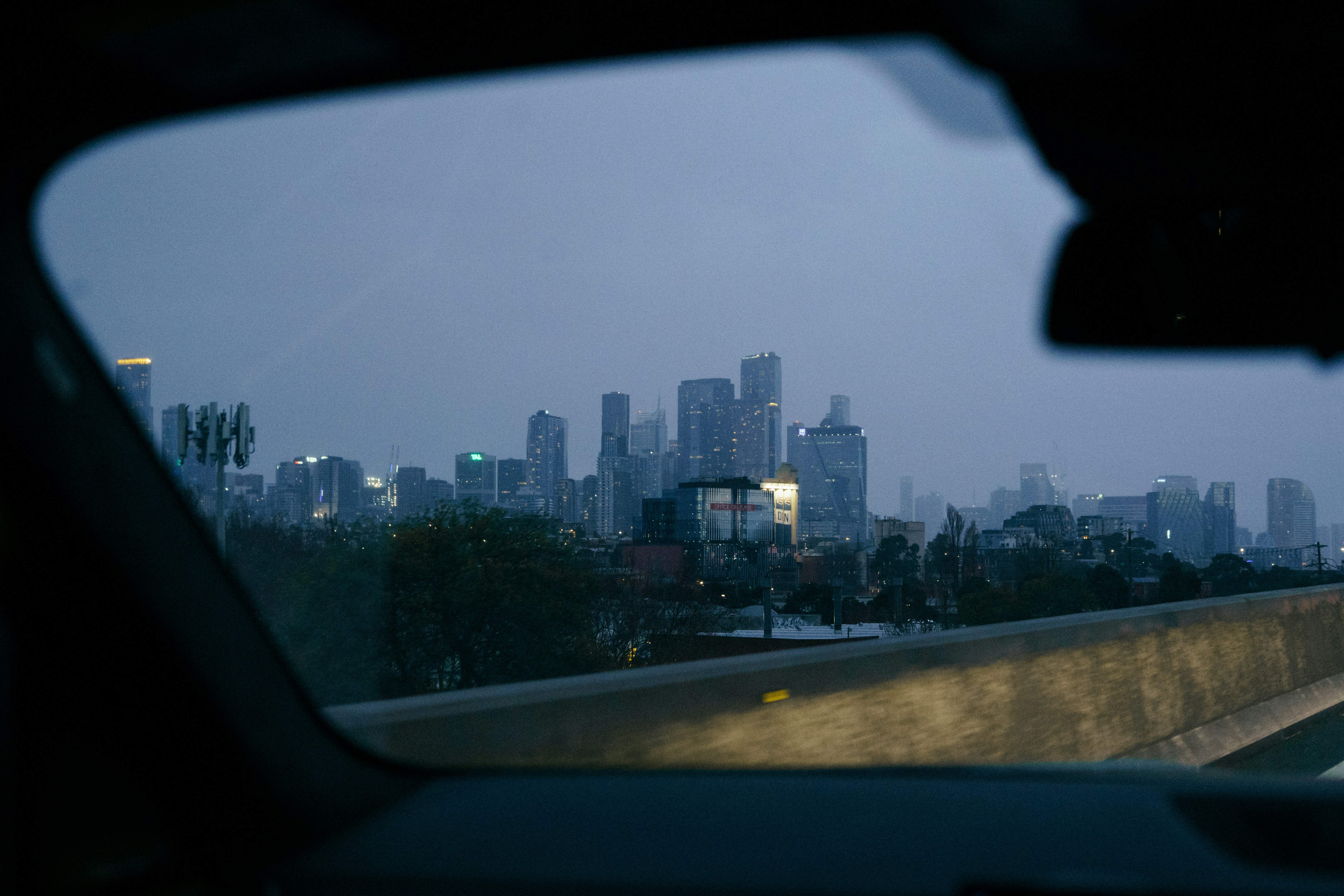 Urban Veil: A City Emerges from Twilight