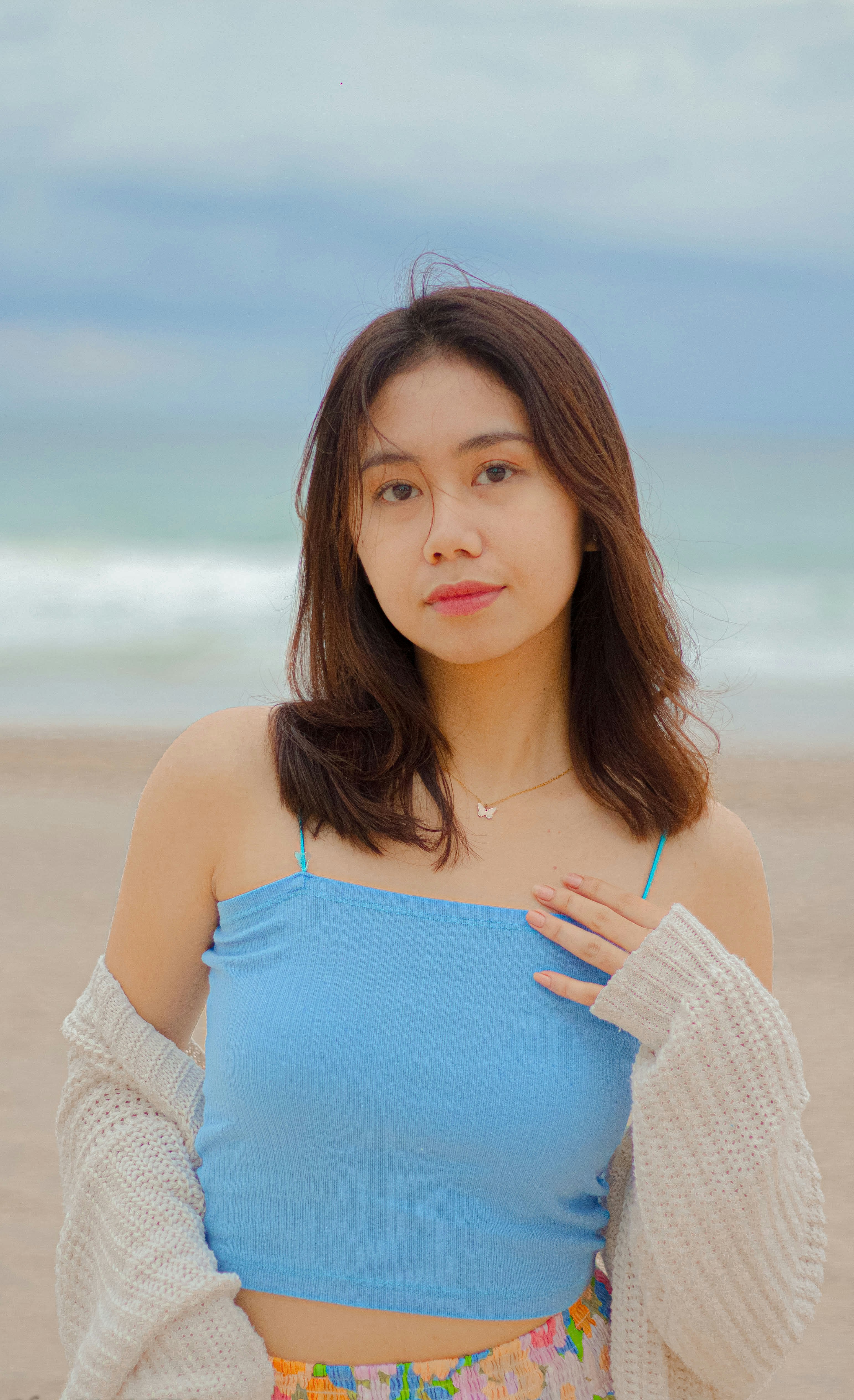 Coastal Portrait in Soft Light