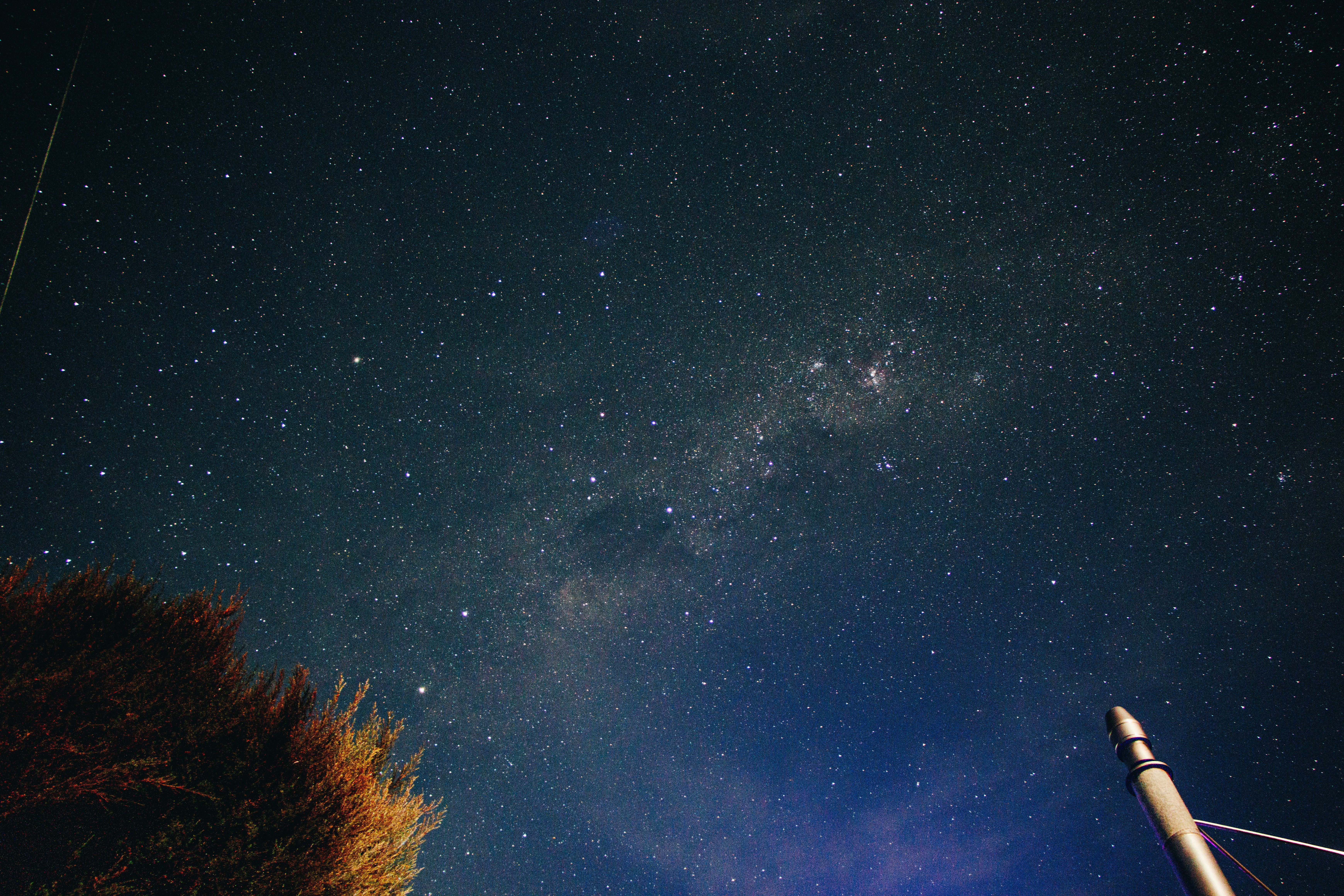 Celestial Canvas: A Nighttime Symphony