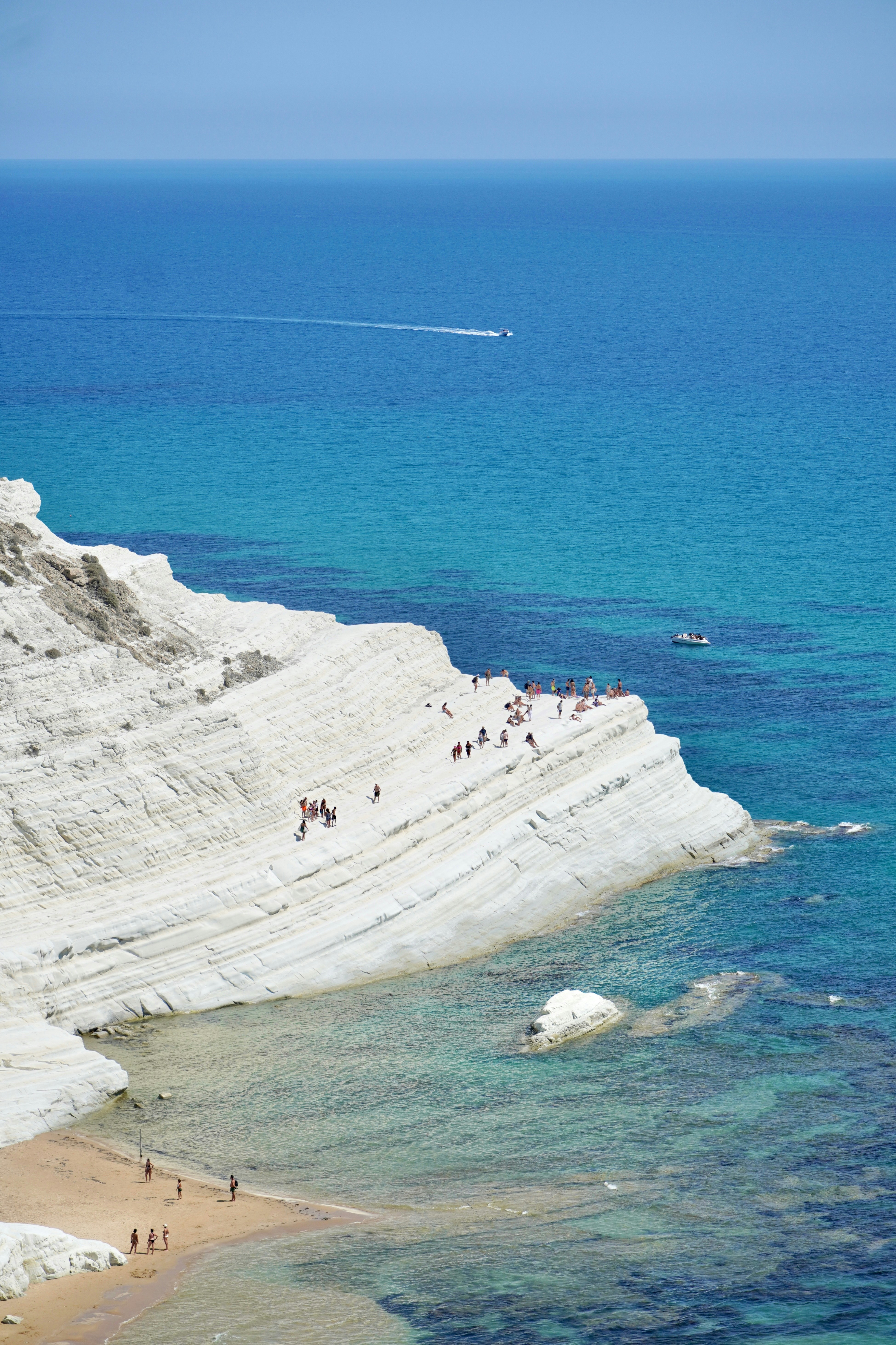 Erosion's Canvas: The White Cliffs by the Sea