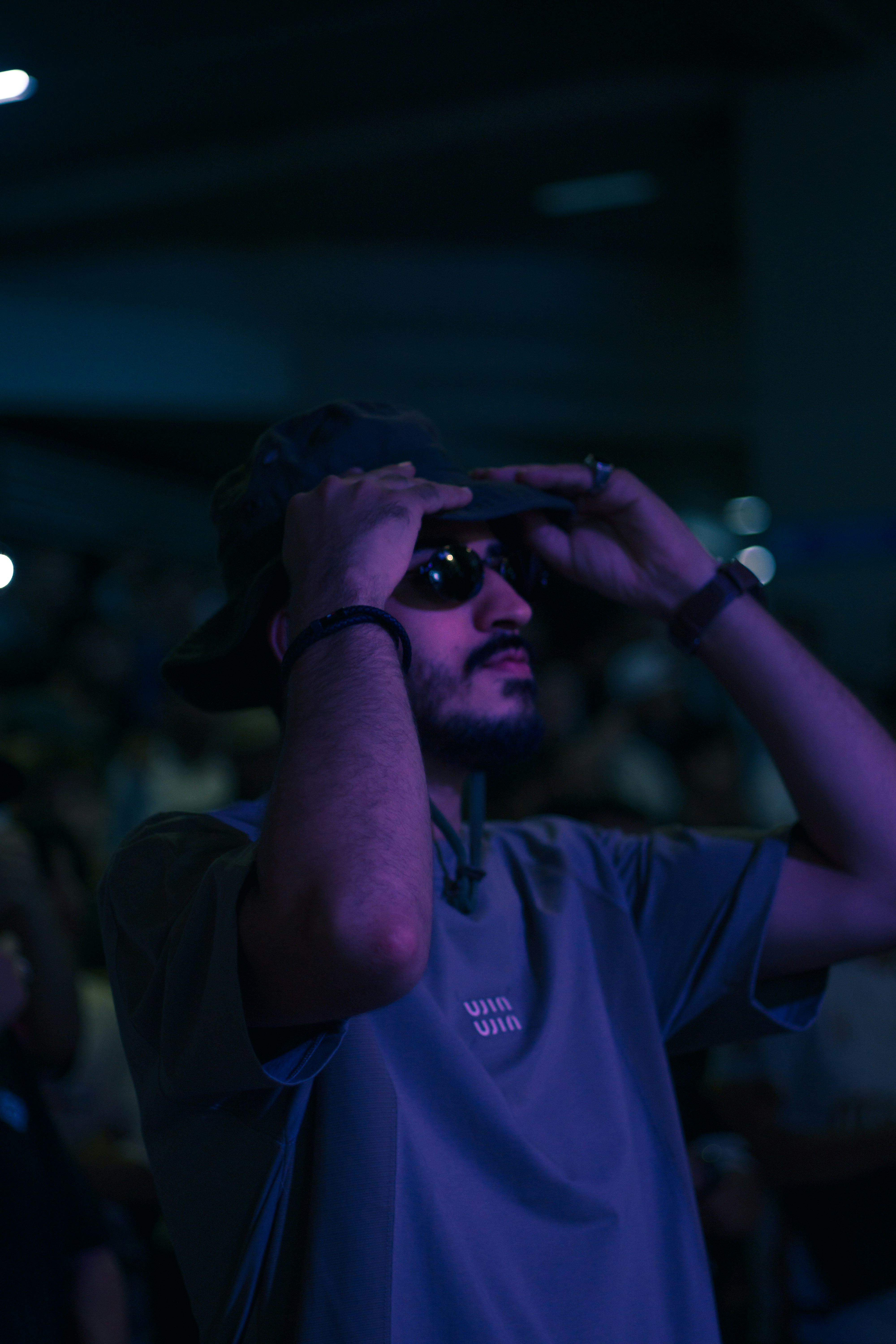 Under the Spotlight: A Moment of Anticipation
