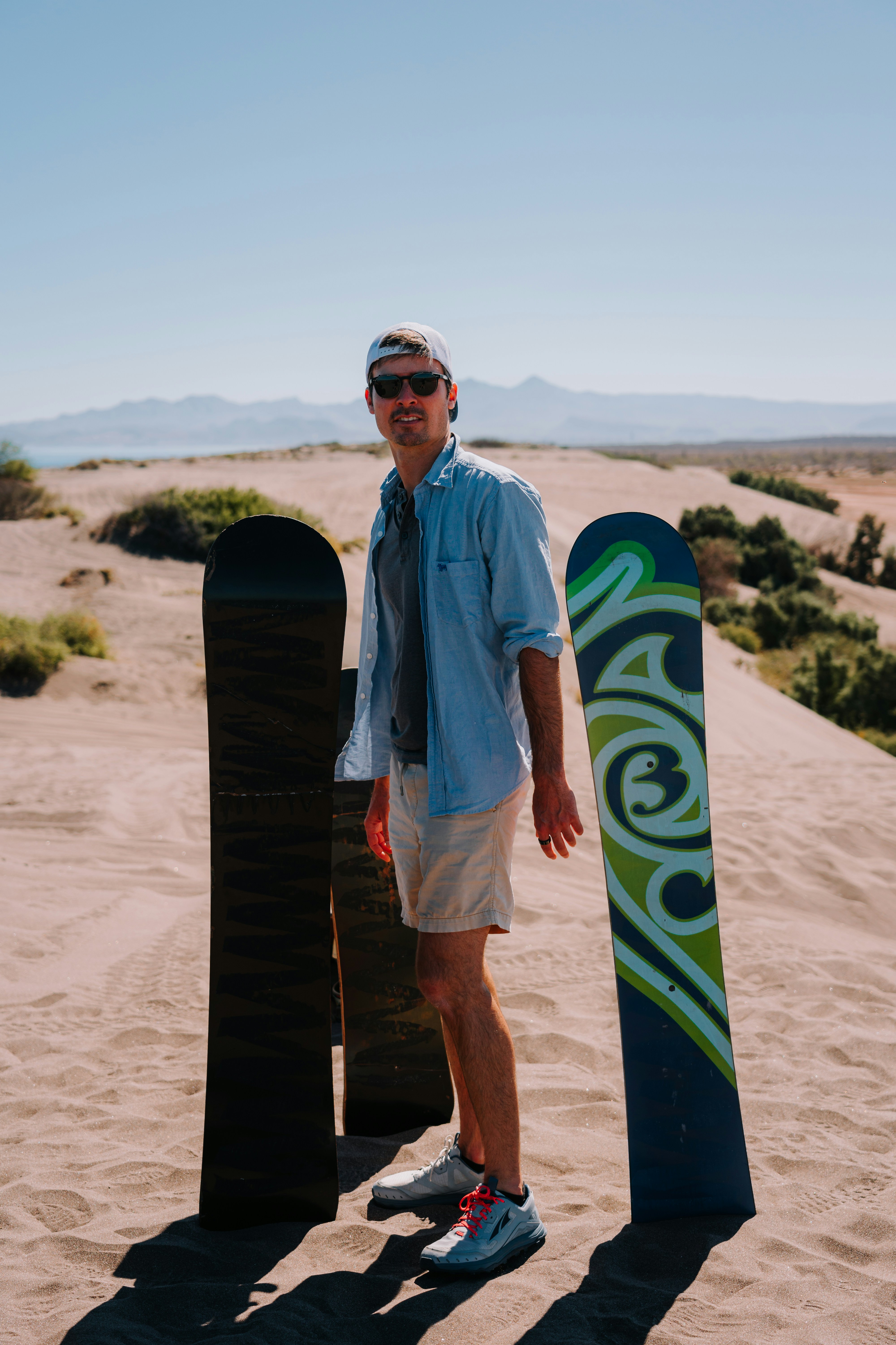 Desert Snowboarder: A Fusion of Elements