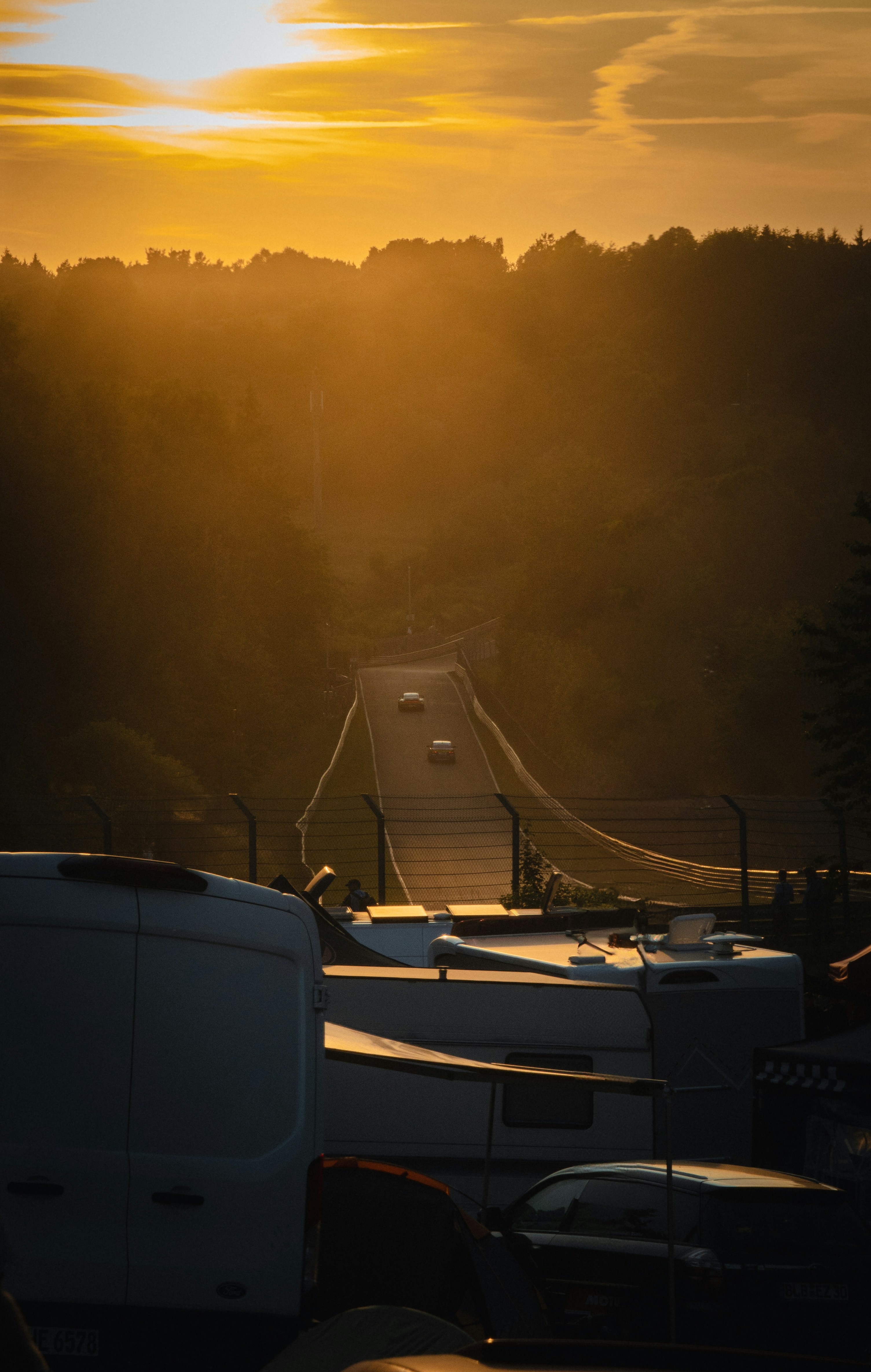 Twilight Journey on the Winding Road