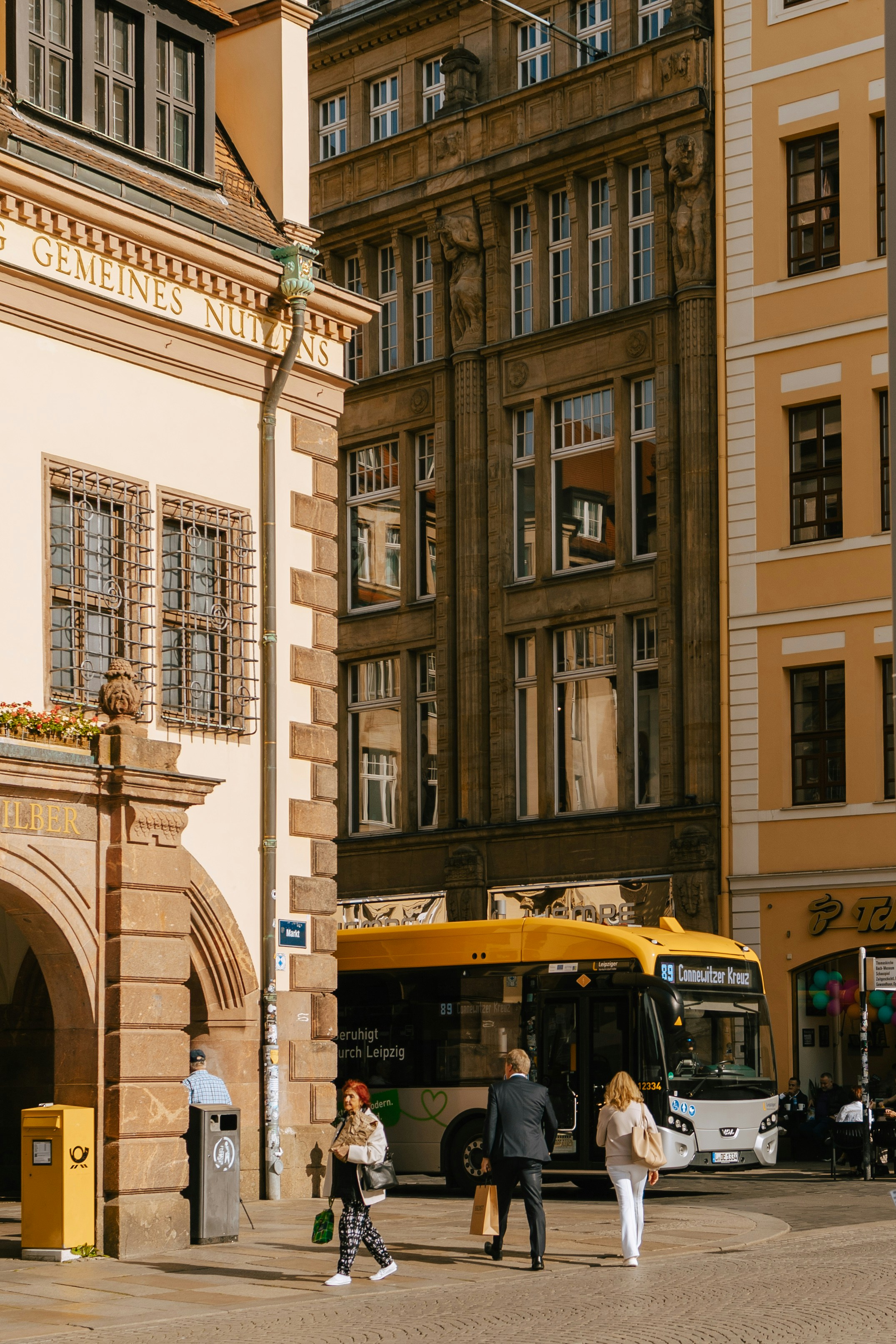 Urban Harmony: A Day in the City Square