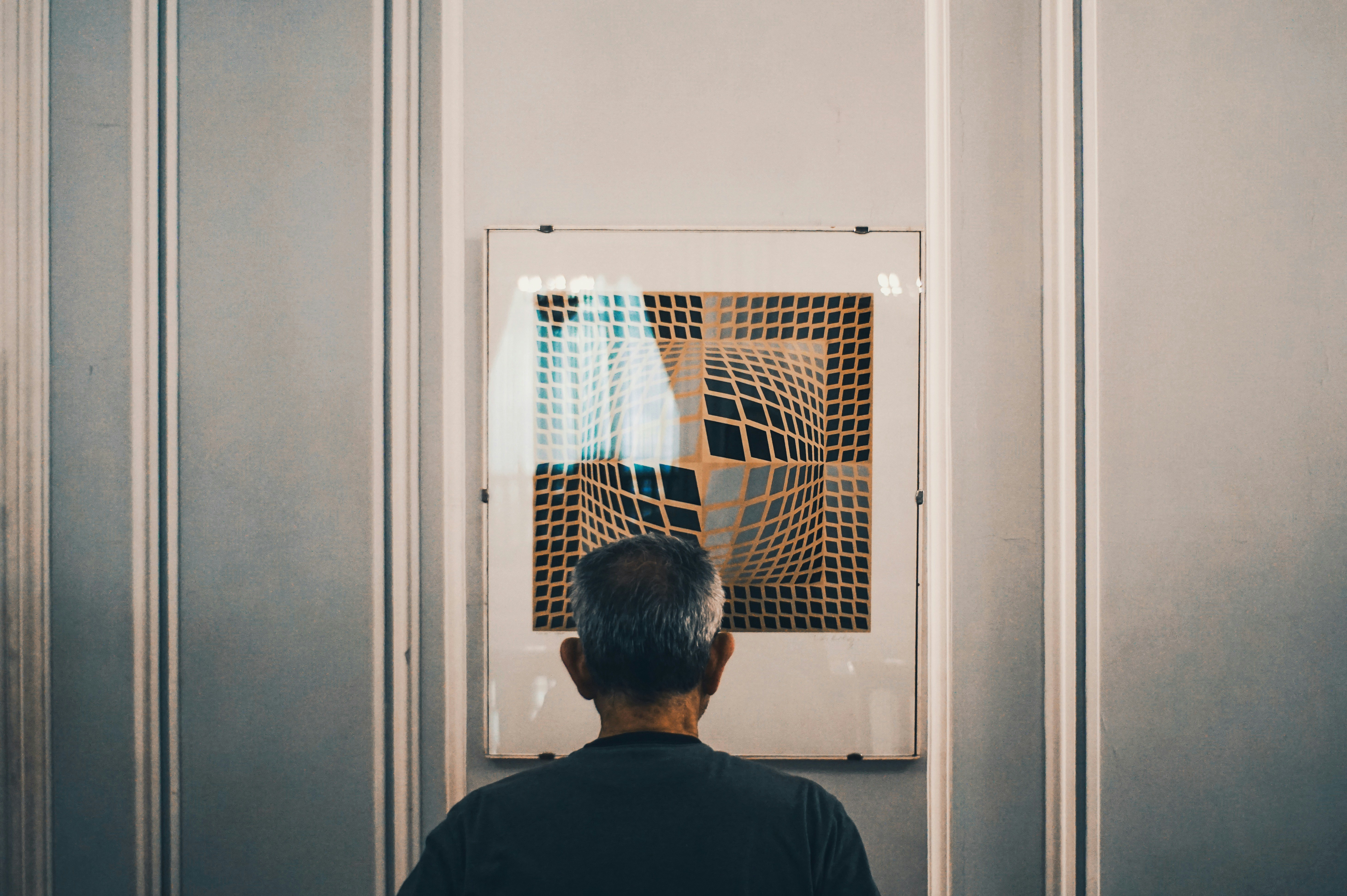 Gaze Before Geometry: A Visitor Engages with a Fractal Grid