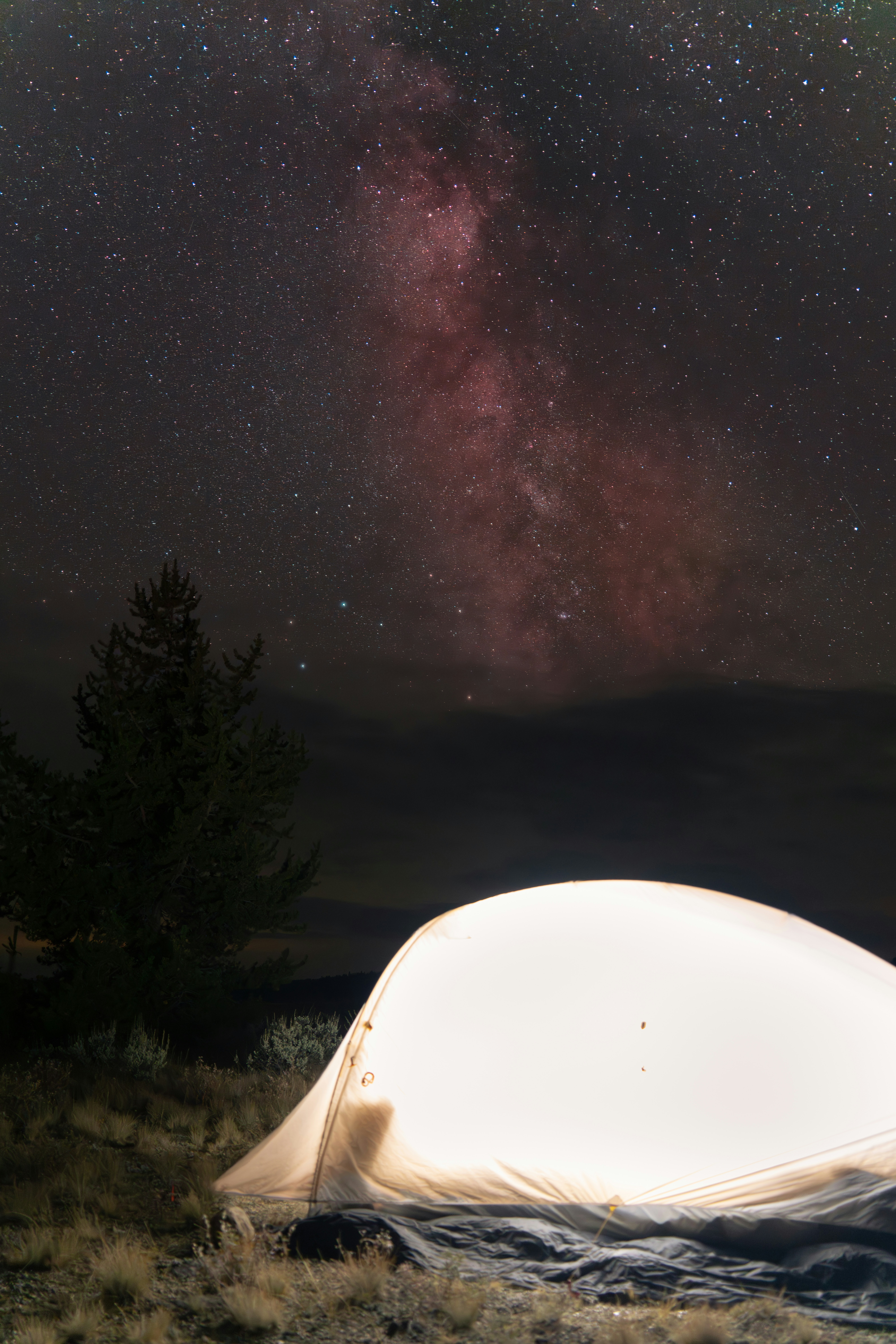 Whispers of the Cosmos: A Tent Beneath the Stars