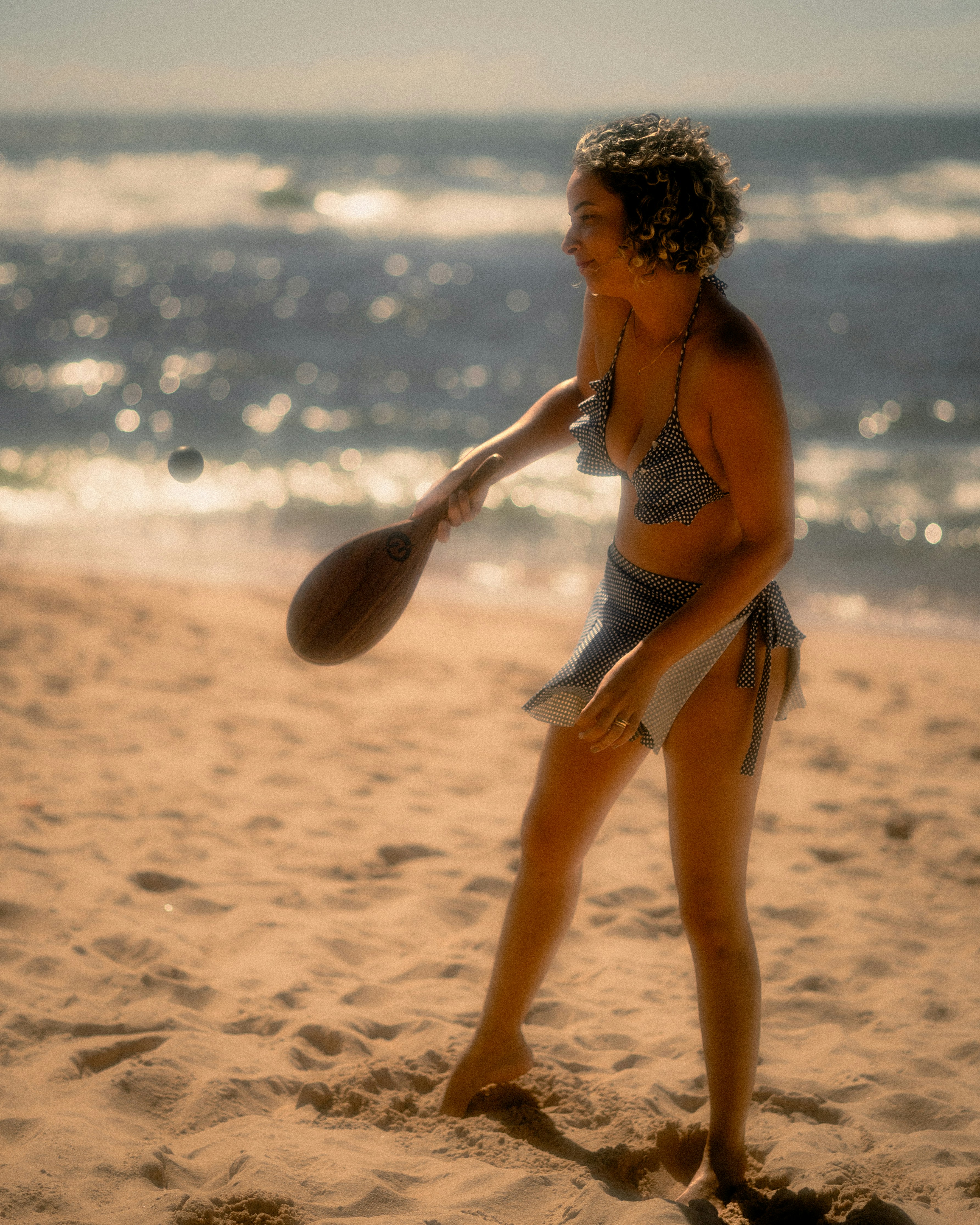 Beachside Play: A Dance with the Waves