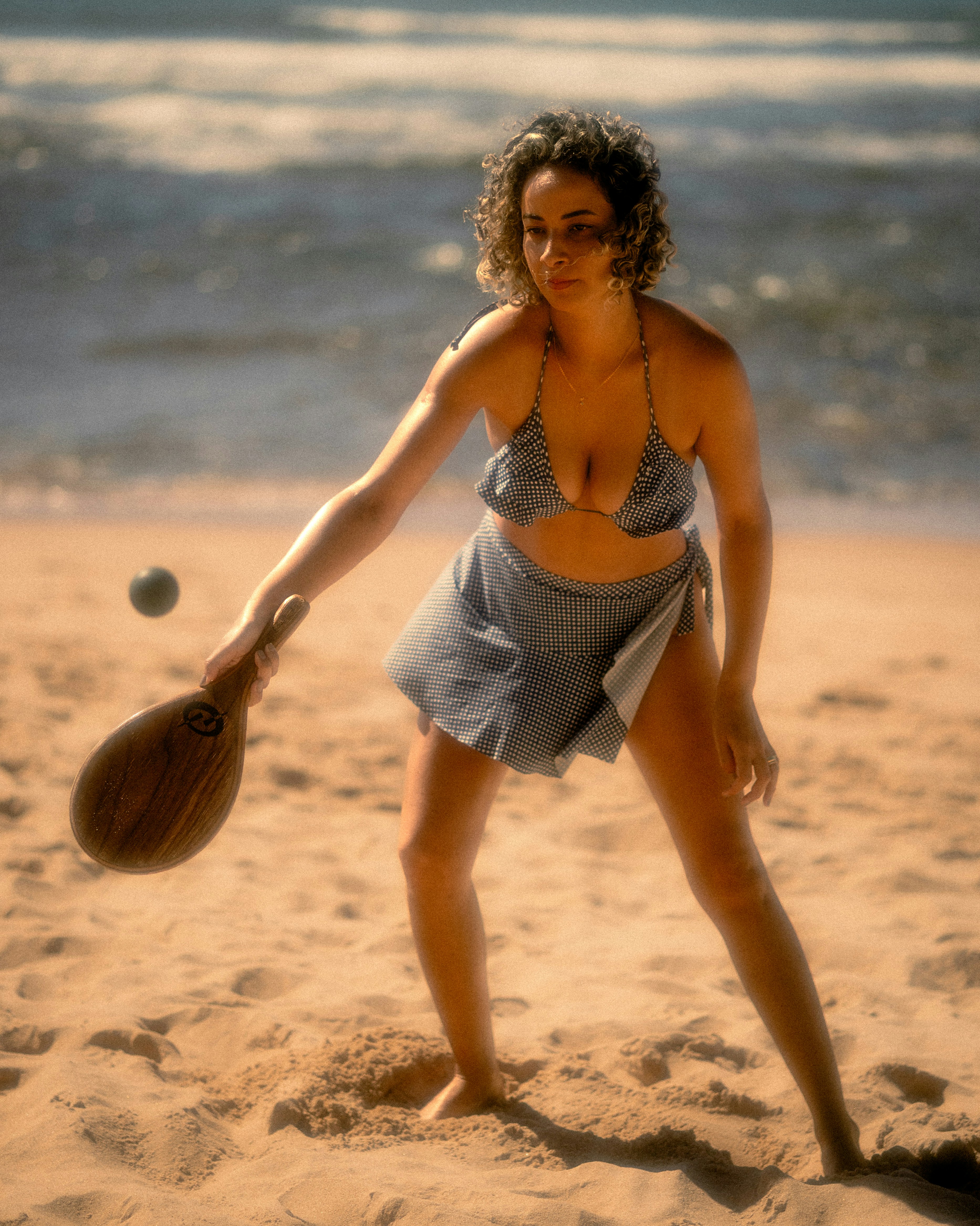 Beachside Game: A Moment of Play