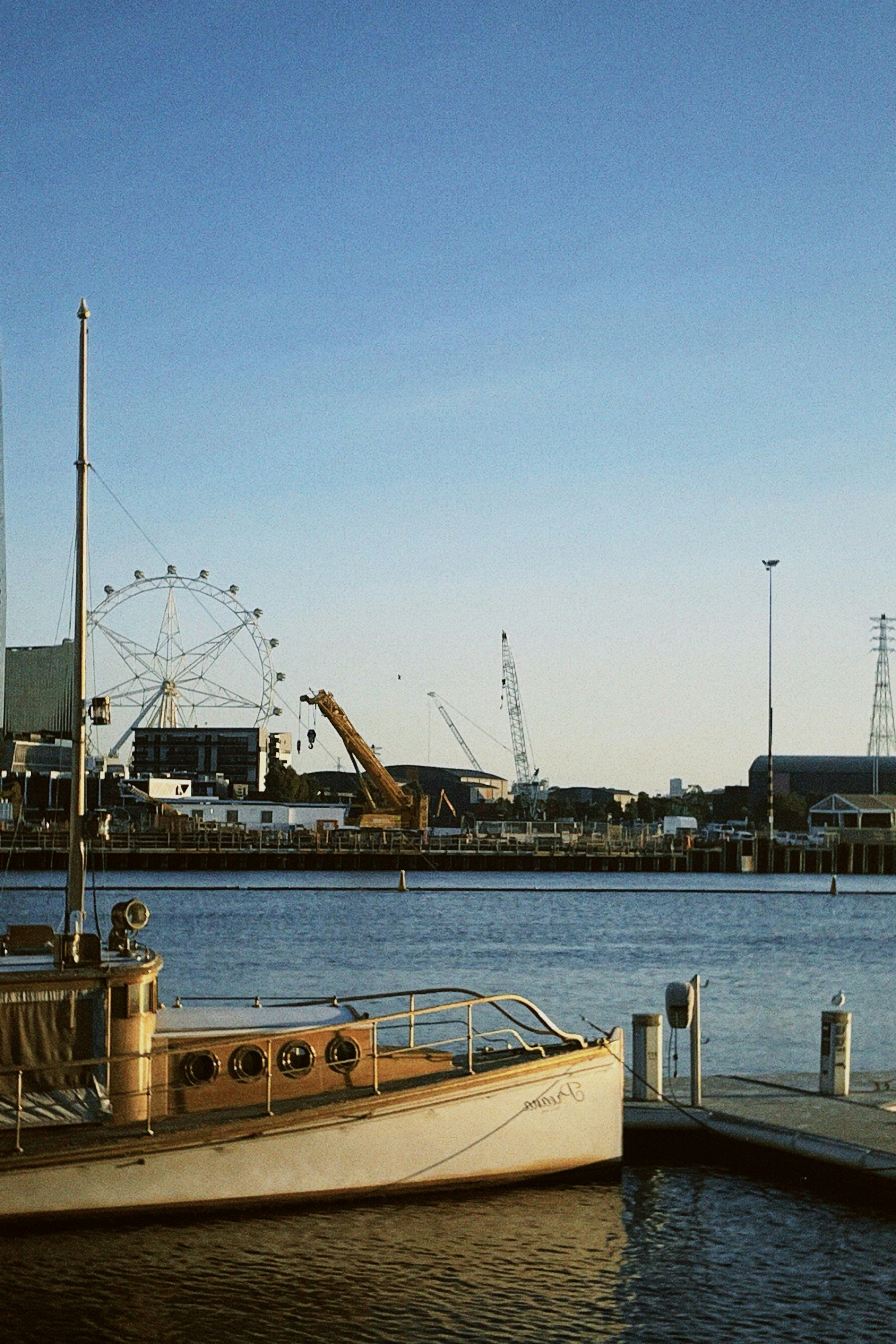 Harbor Reflections: A Maritime Evening