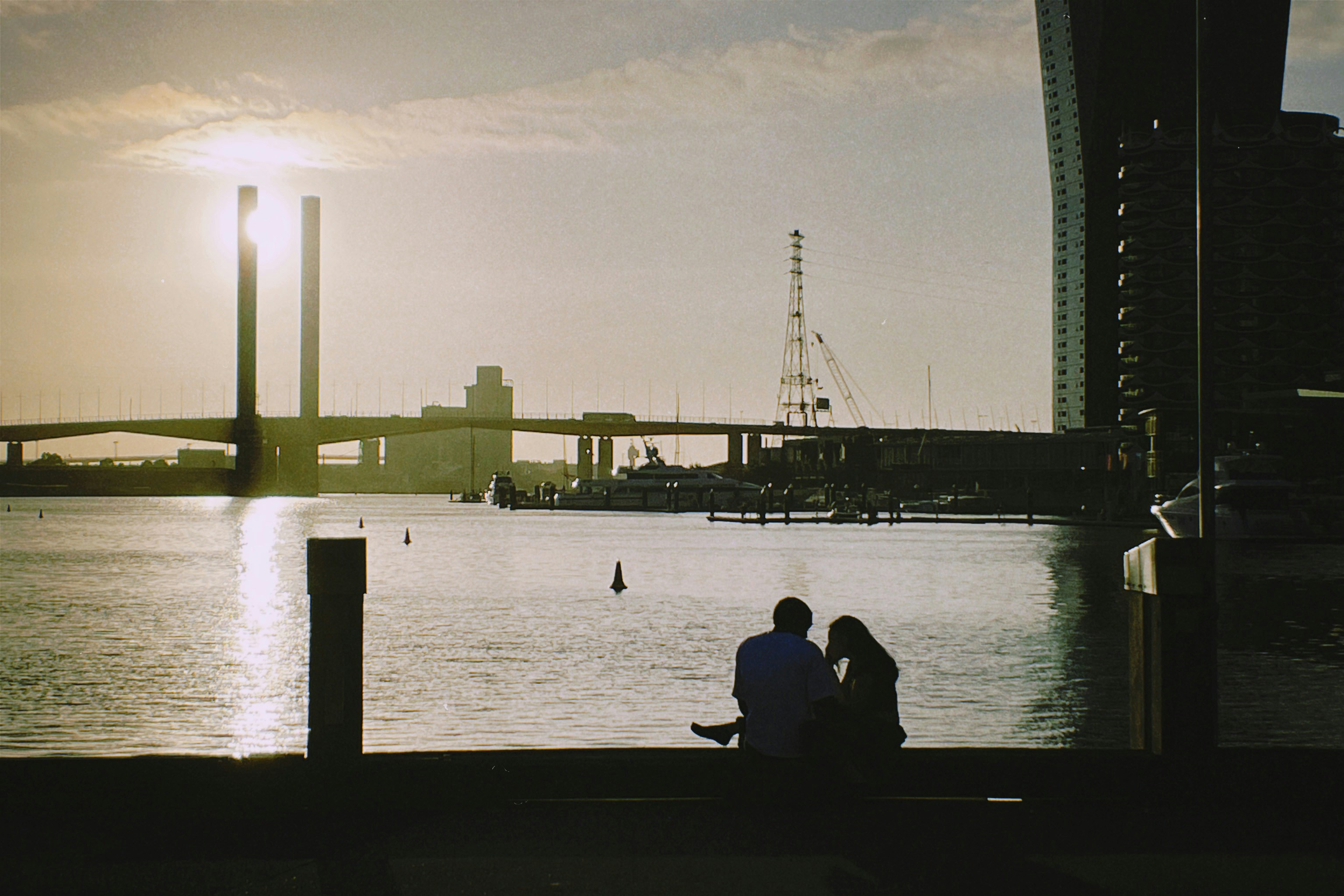 Whispers at Dusk: A Moment by the Water