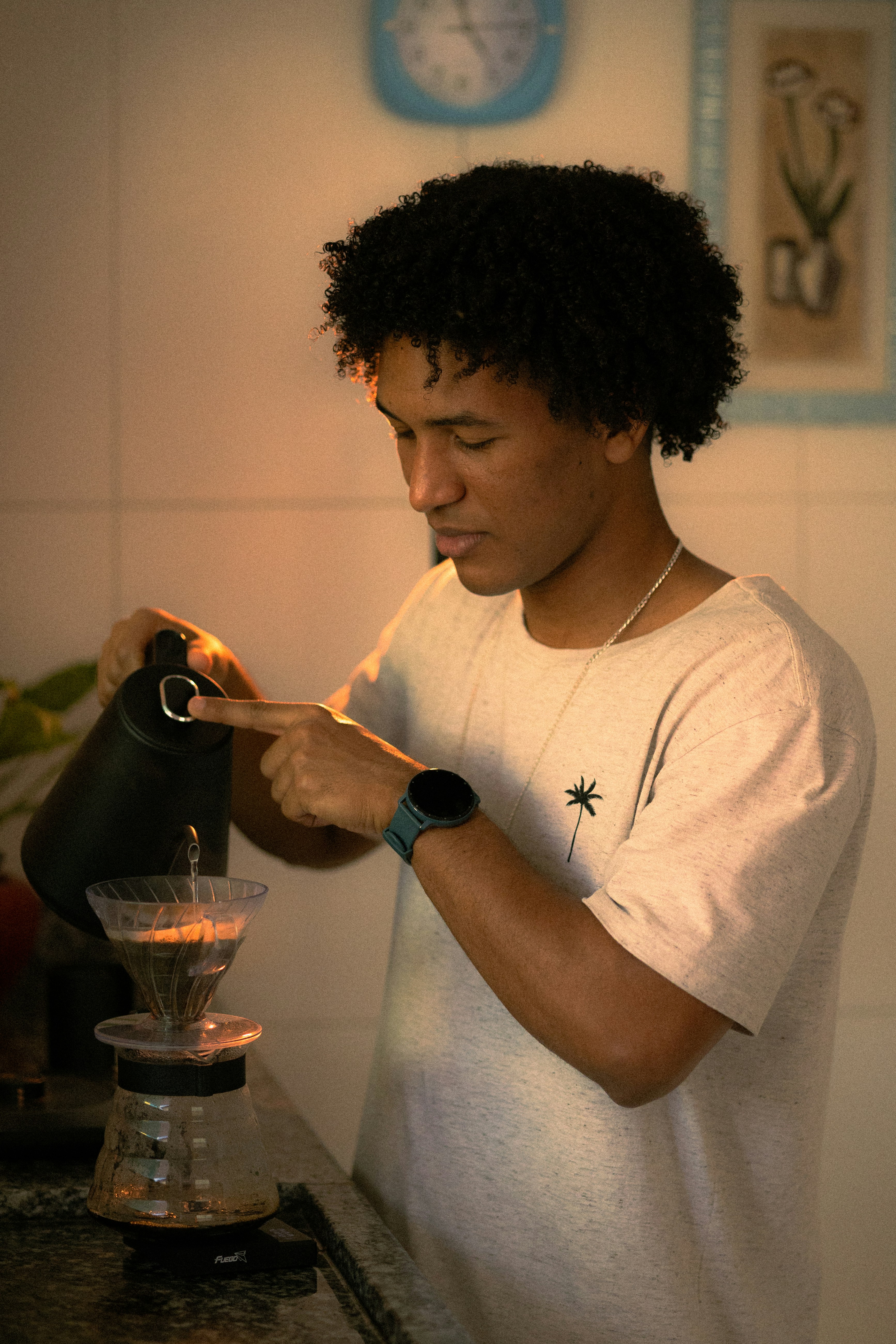 Crafting the Perfect Brew: A Moment of Focus