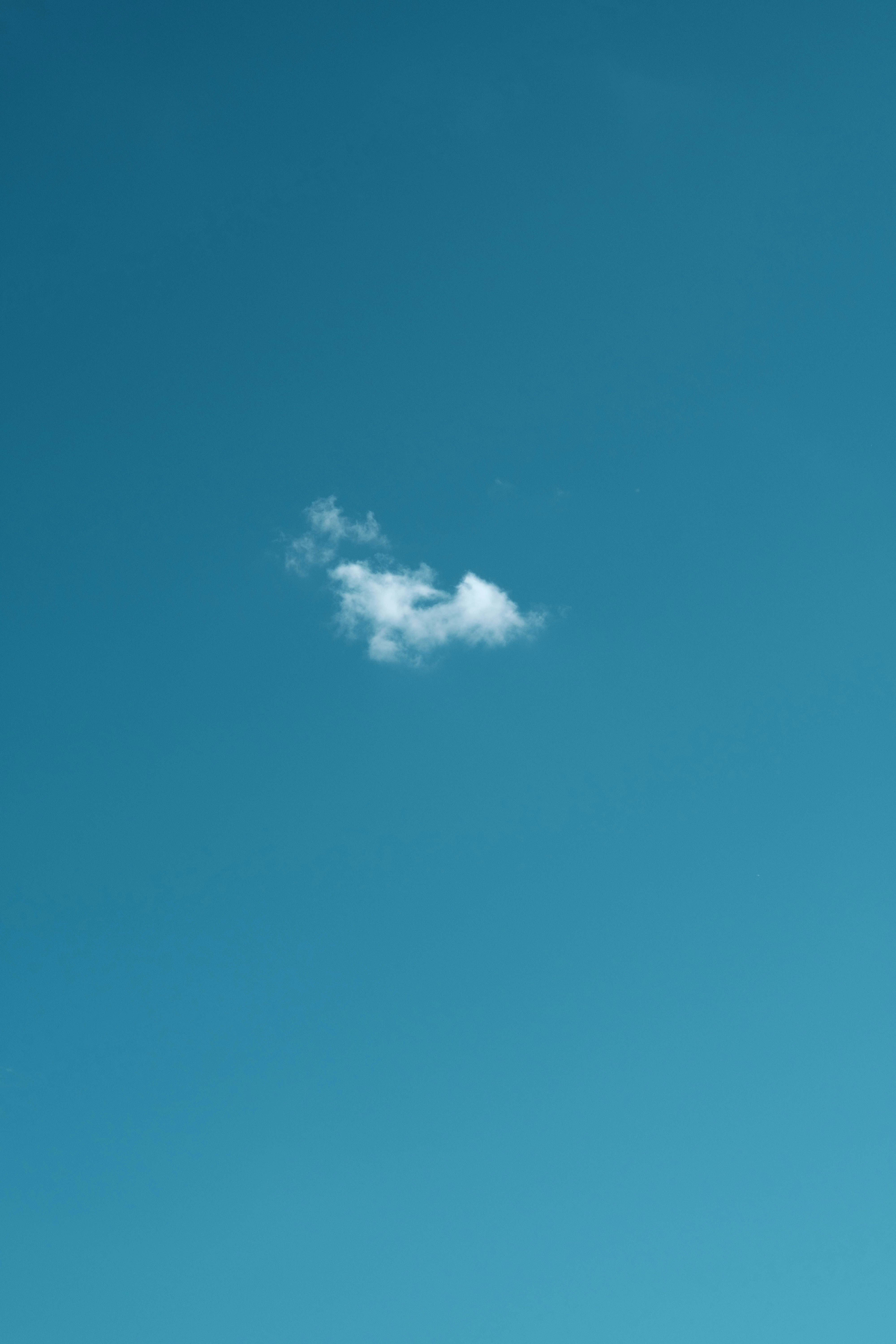 A Whisper of Cloud in a Sea of Blue