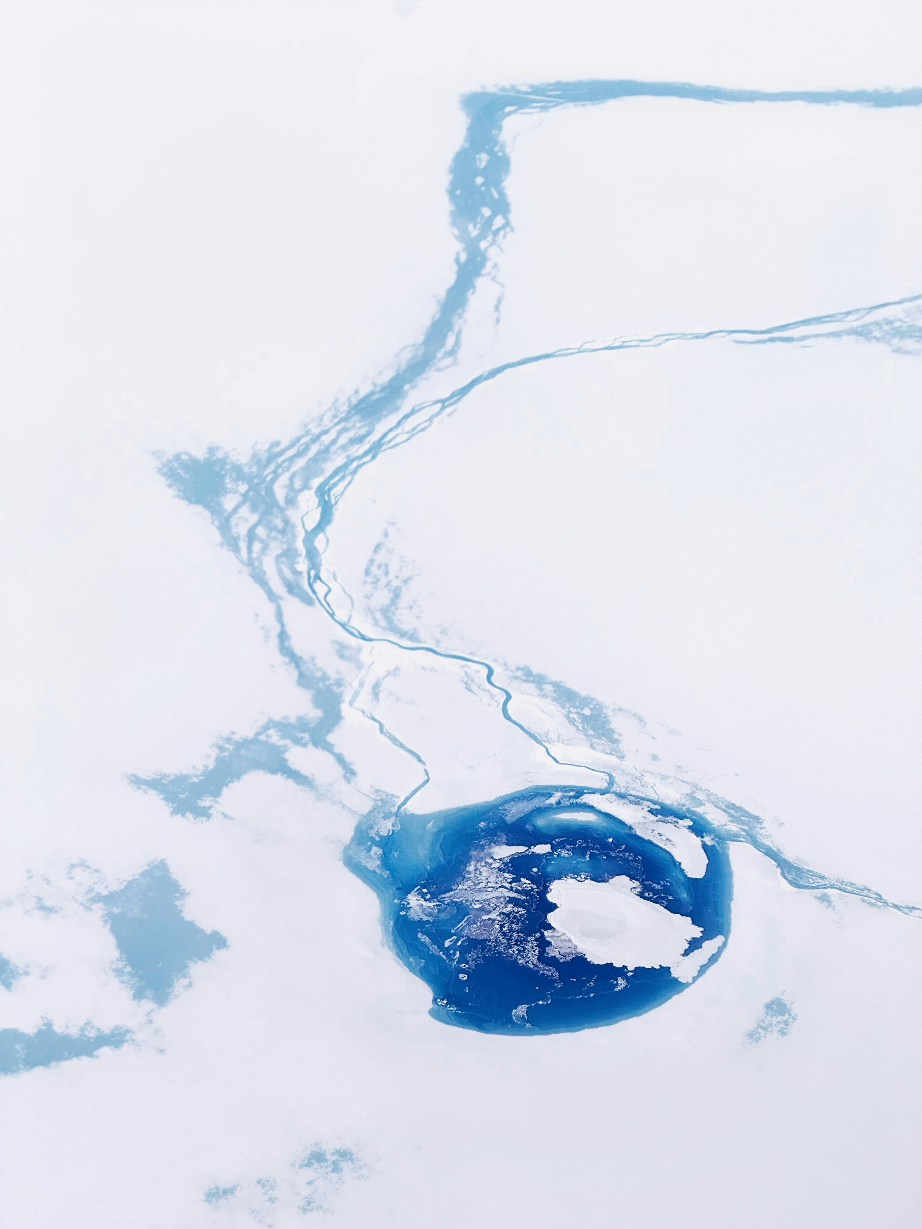 The Frozen Orb: Nature's Icy Canvas