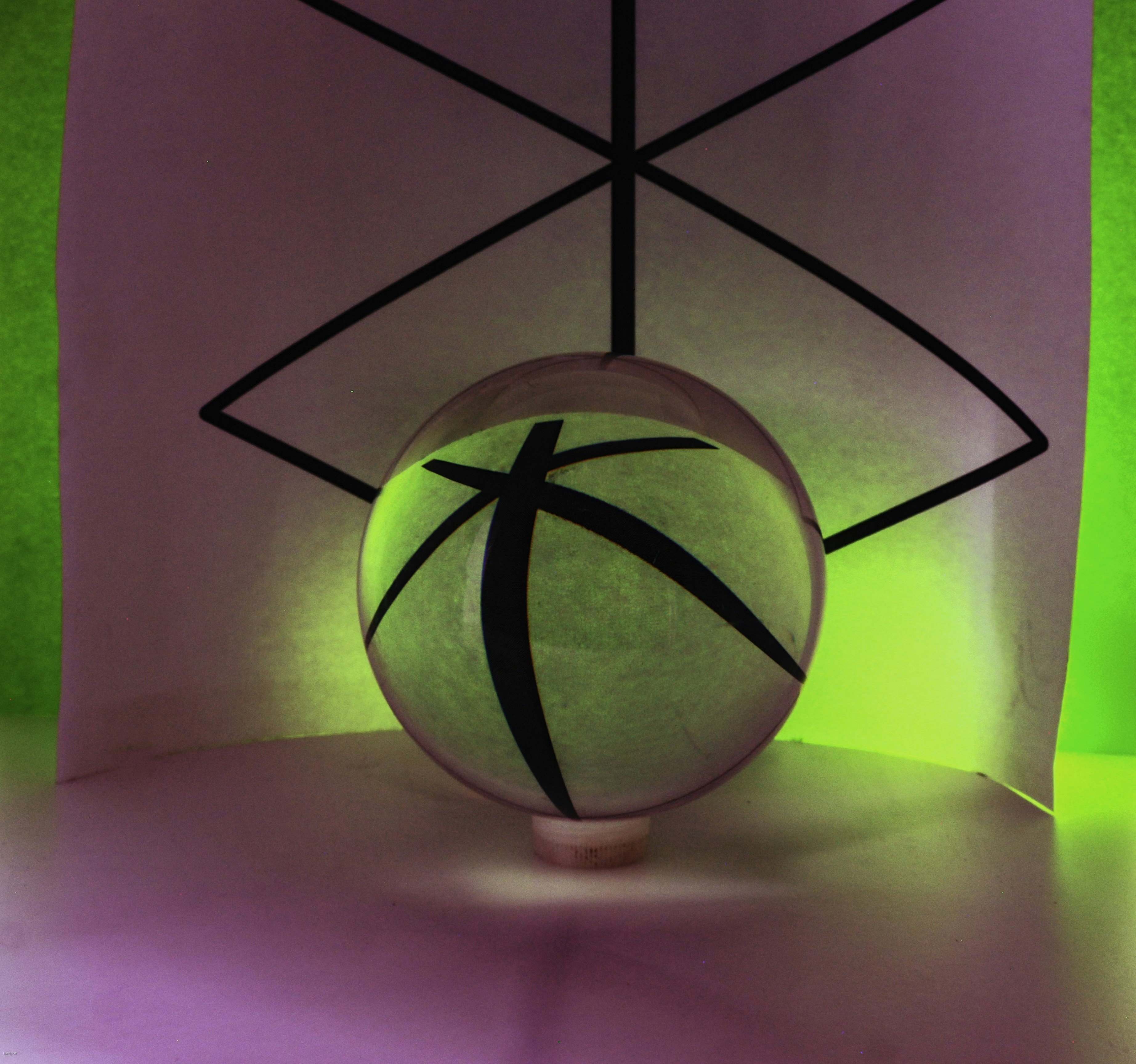 Illuminated Geometry: A Dance of Light and Form