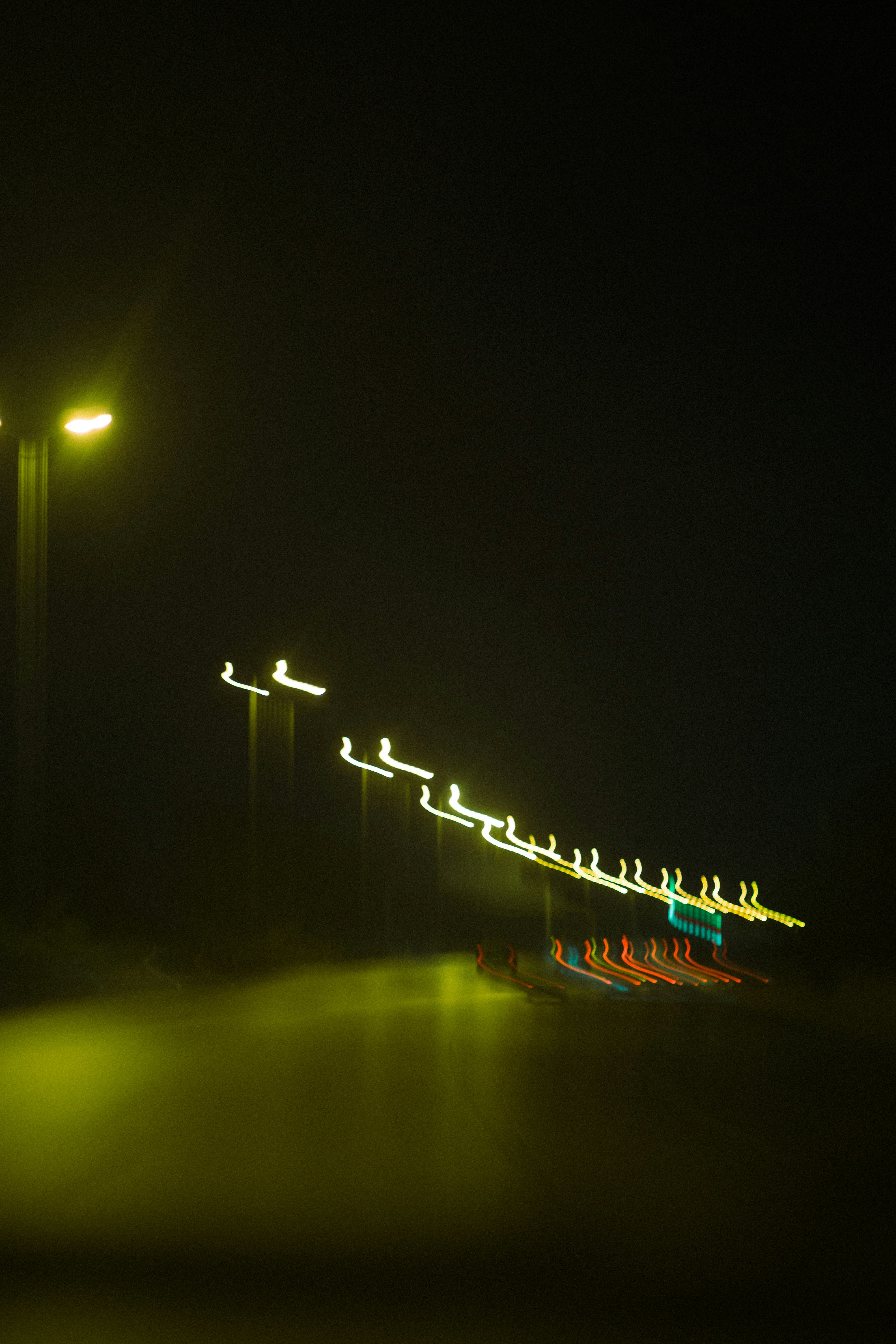 Illuminated Pathways: A Journey Through Night