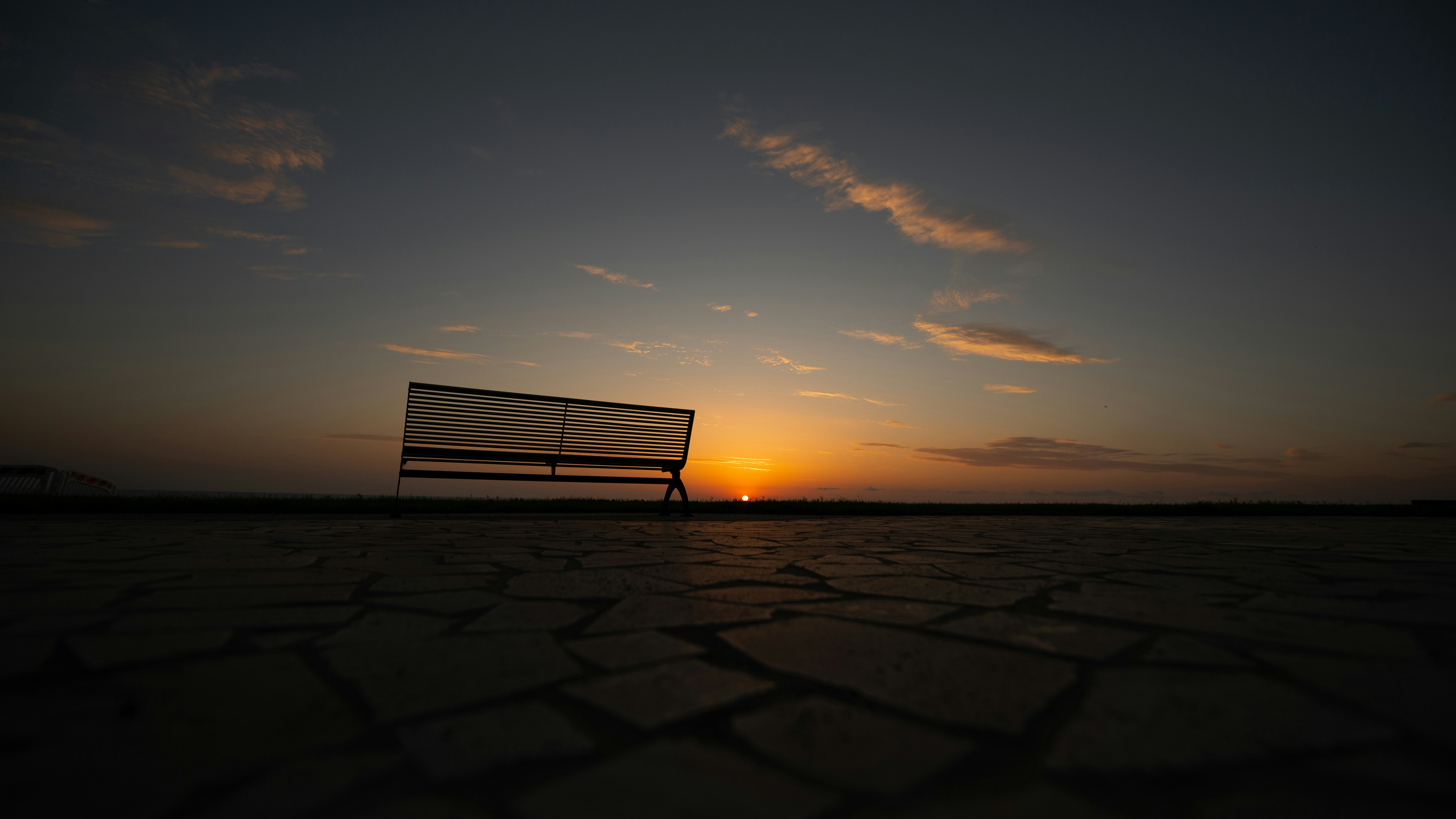 Silhouette of Solitude at Dusk